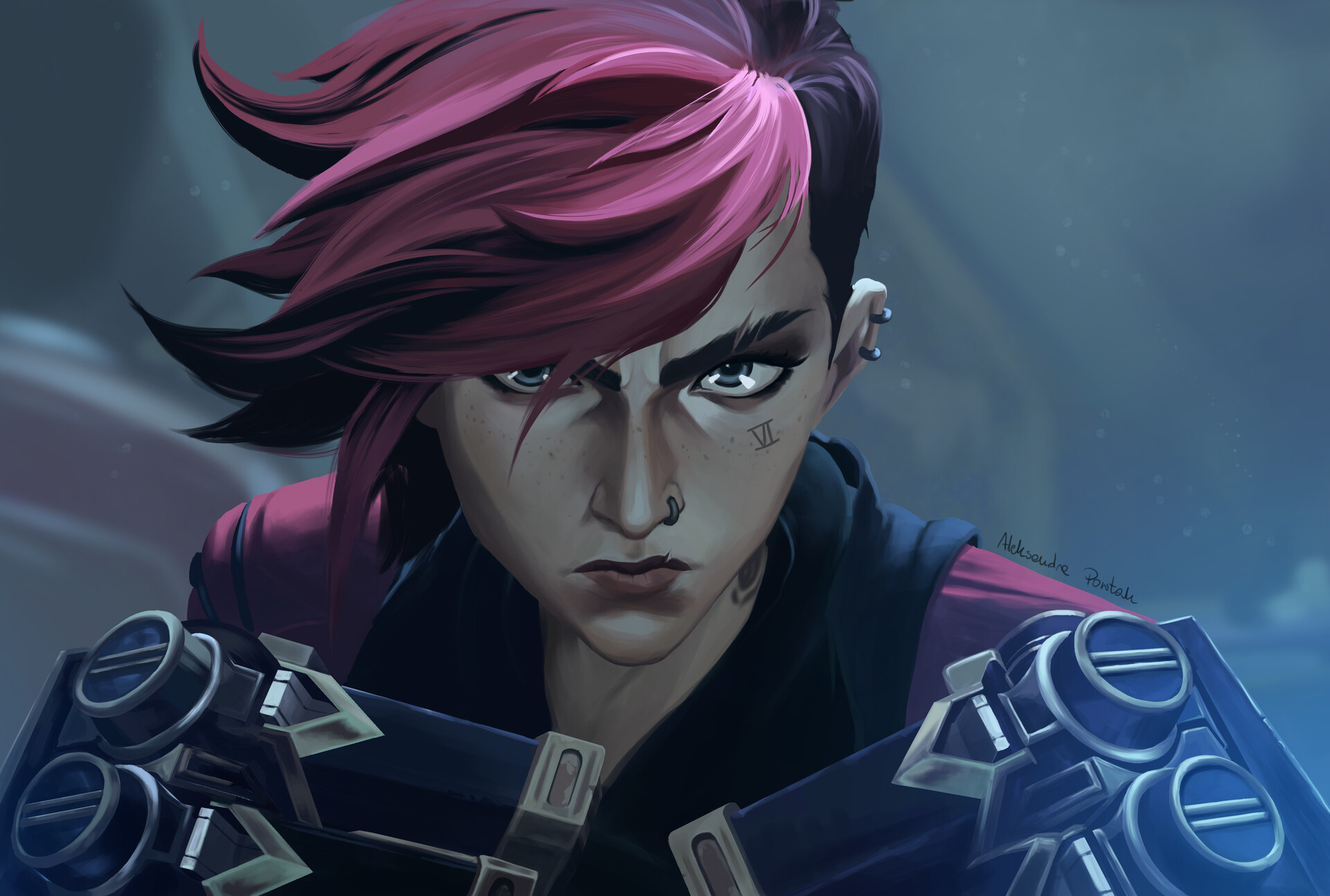 Aleksandra Powtak - Fanart Vi from Arcane