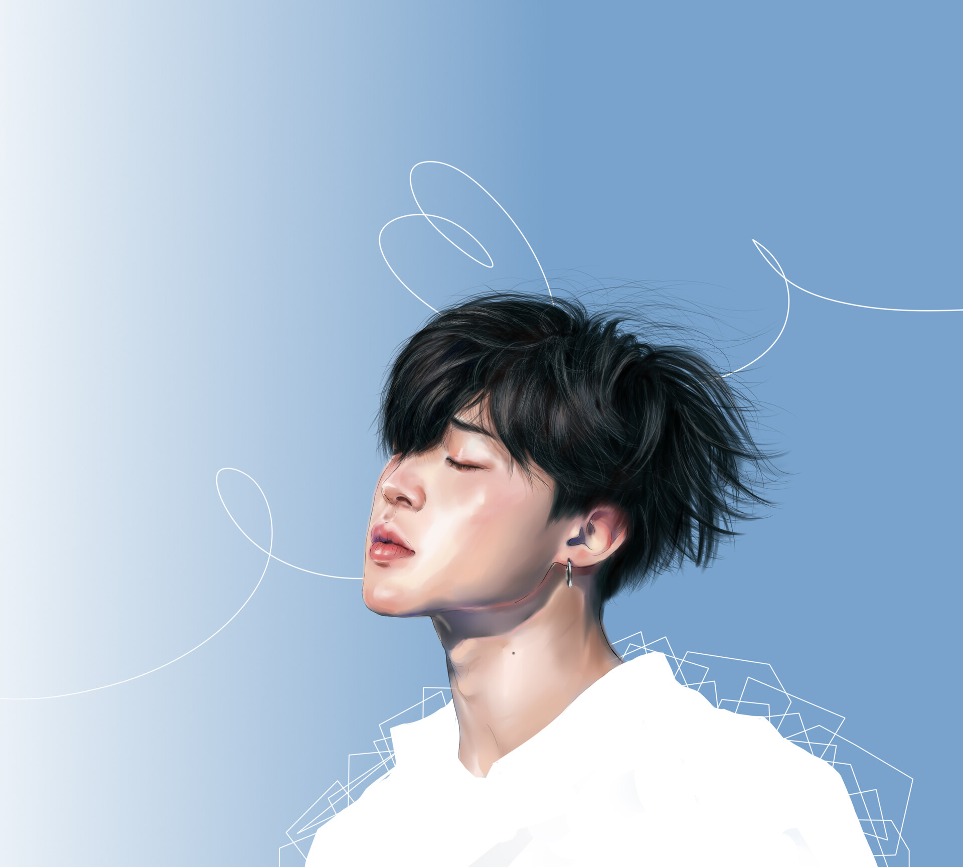ArtStation - Jimin portrait