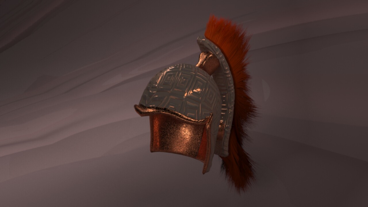 ArtStation - Greco-Roman helmet