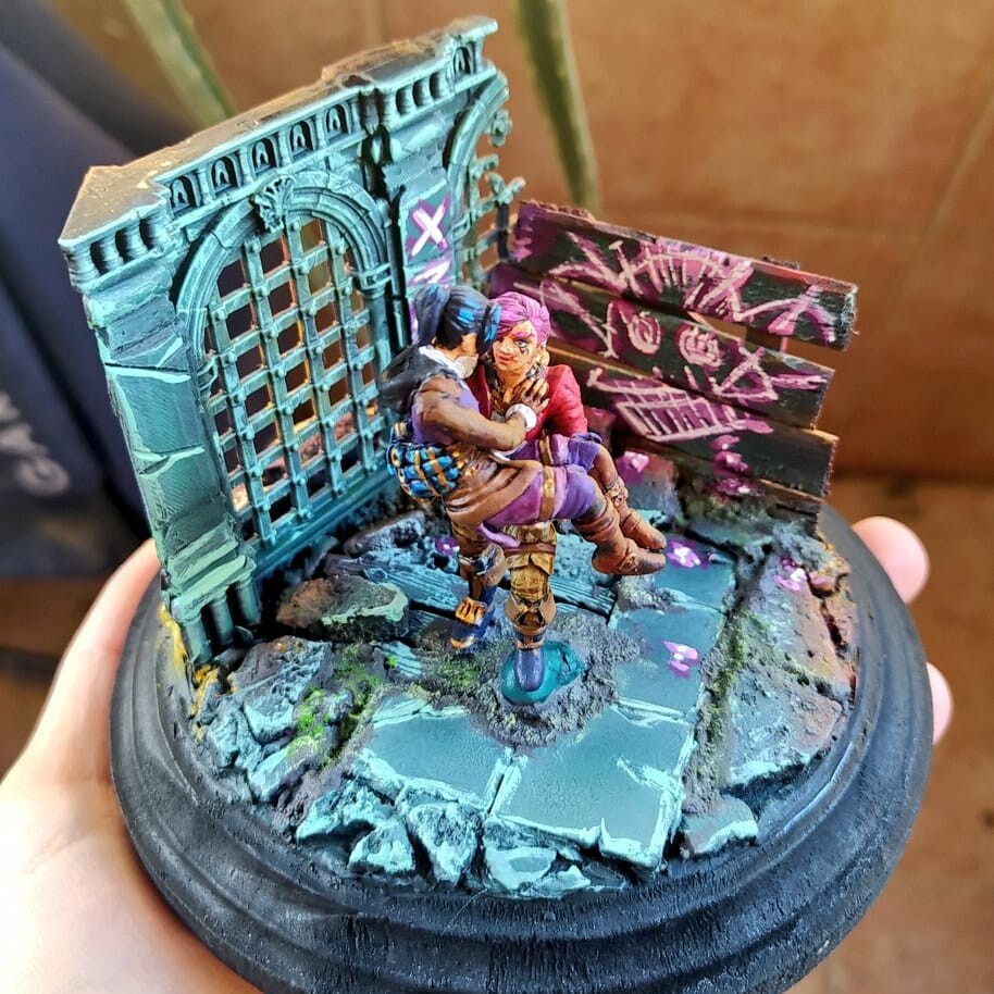 ArtStation - Vi Caitlyn ARCANE diorama