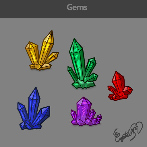 ArtStation - Cave Gems