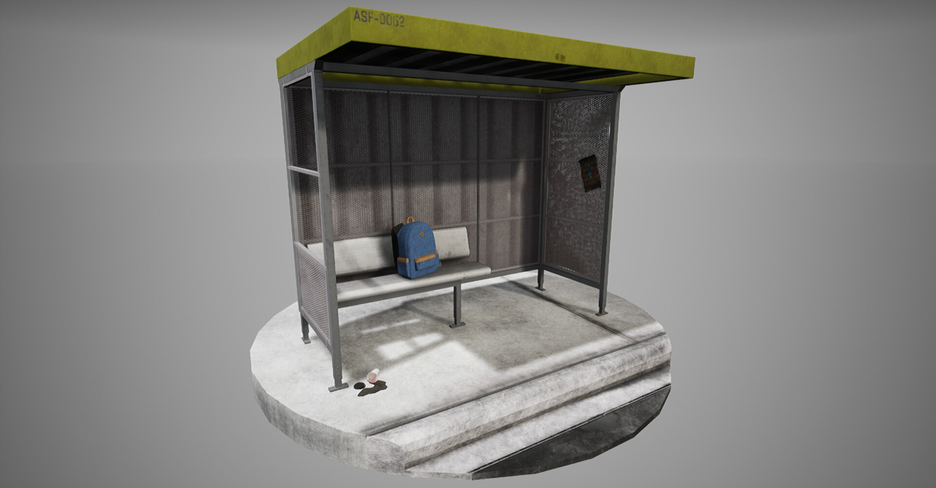 ArtStation - Realistic Bus Stop