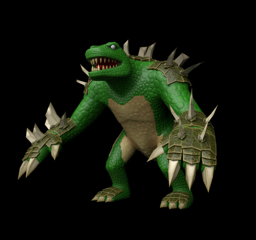 ArtStation - Lizard Monster