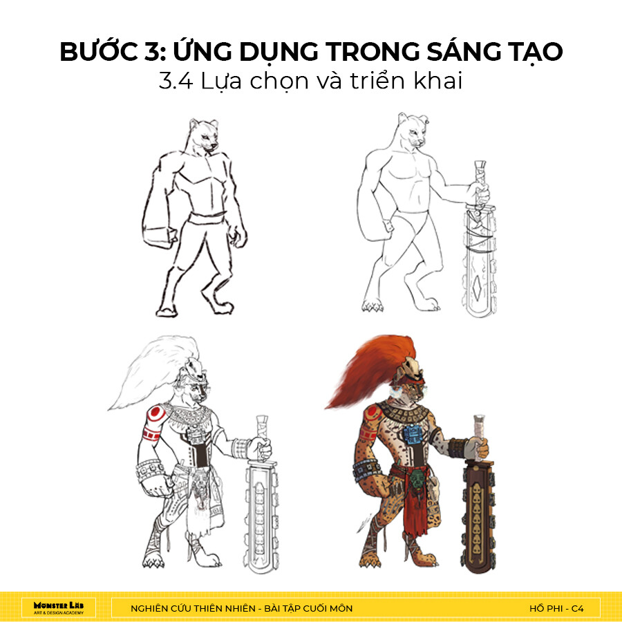 academy.monsterlab - Kinich Paw - Exercise in Nature Sketching subject