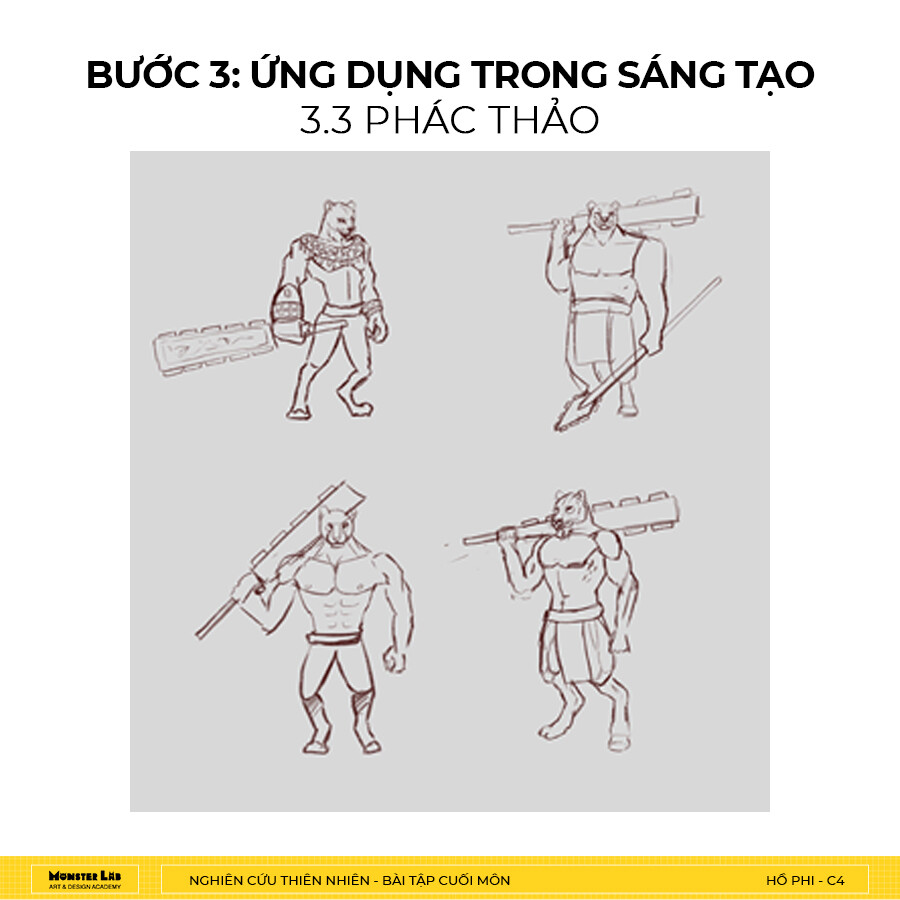 academy.monsterlab - Kinich Paw - Exercise in Nature Sketching subject