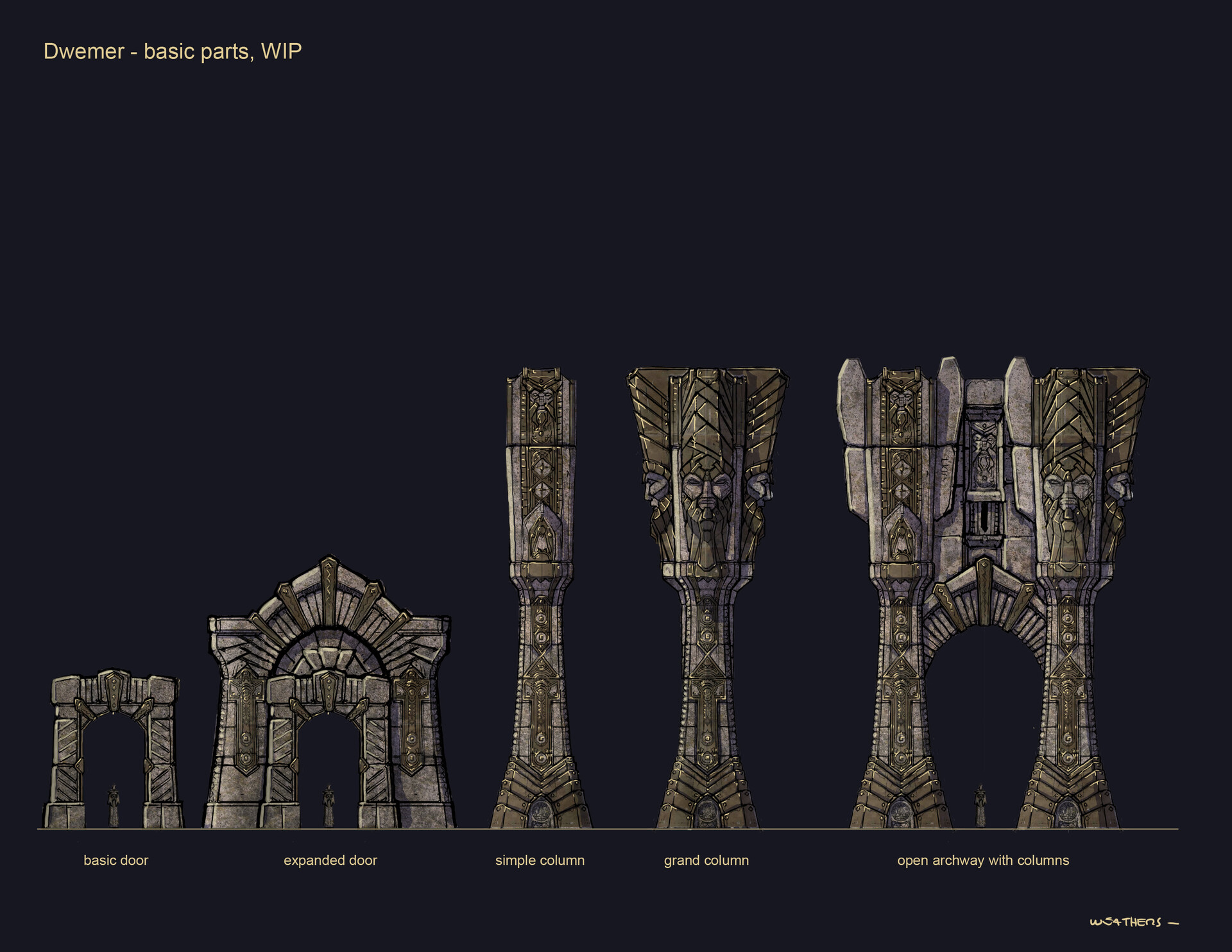 Mathew Weathers - Unused Dwemer Concept, ESO