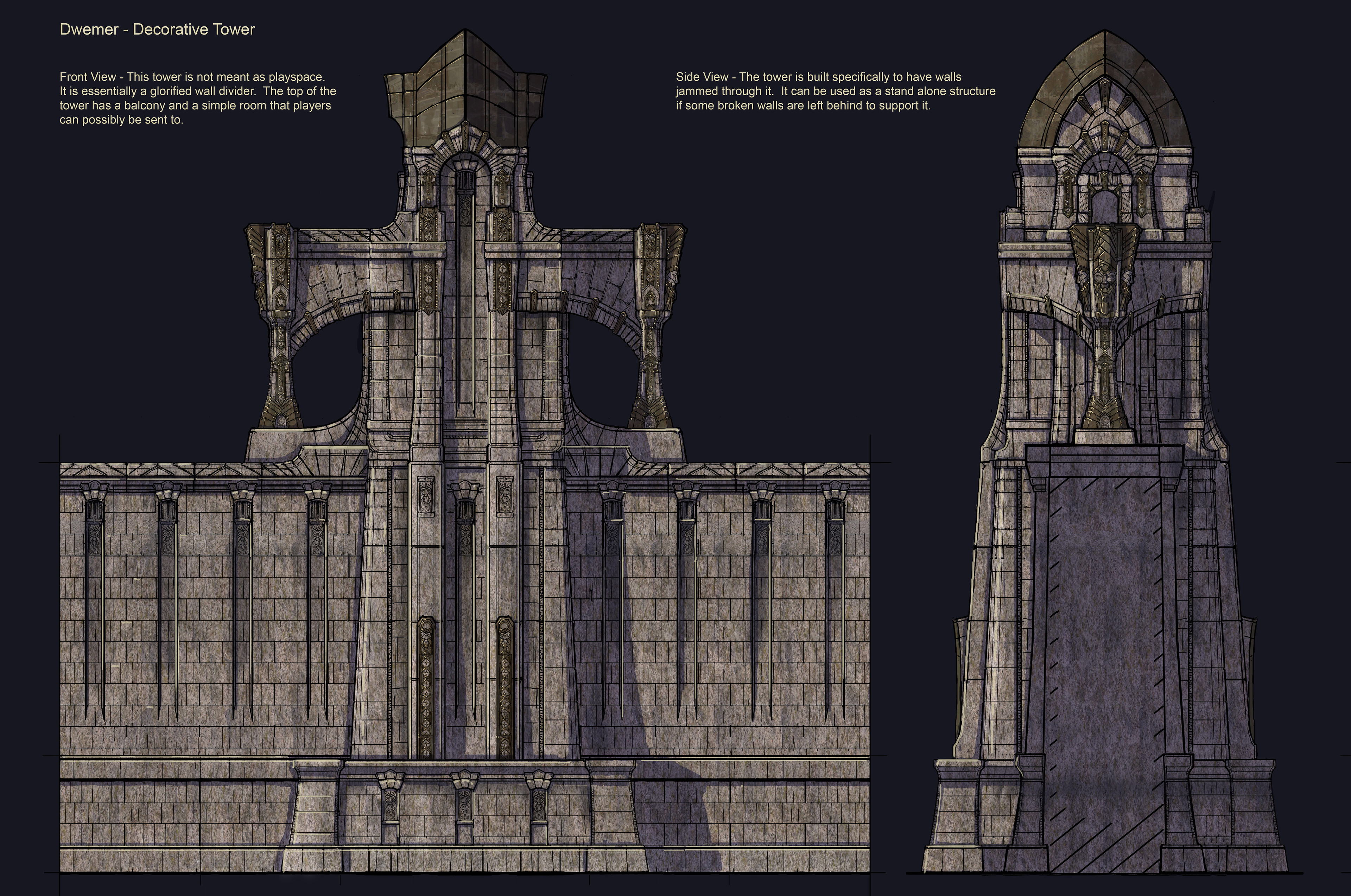 Mathew Weathers - Unused Dwemer Concept
