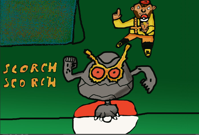 ArtStation - Scorch Scorch (Pokemon Type Challenge)