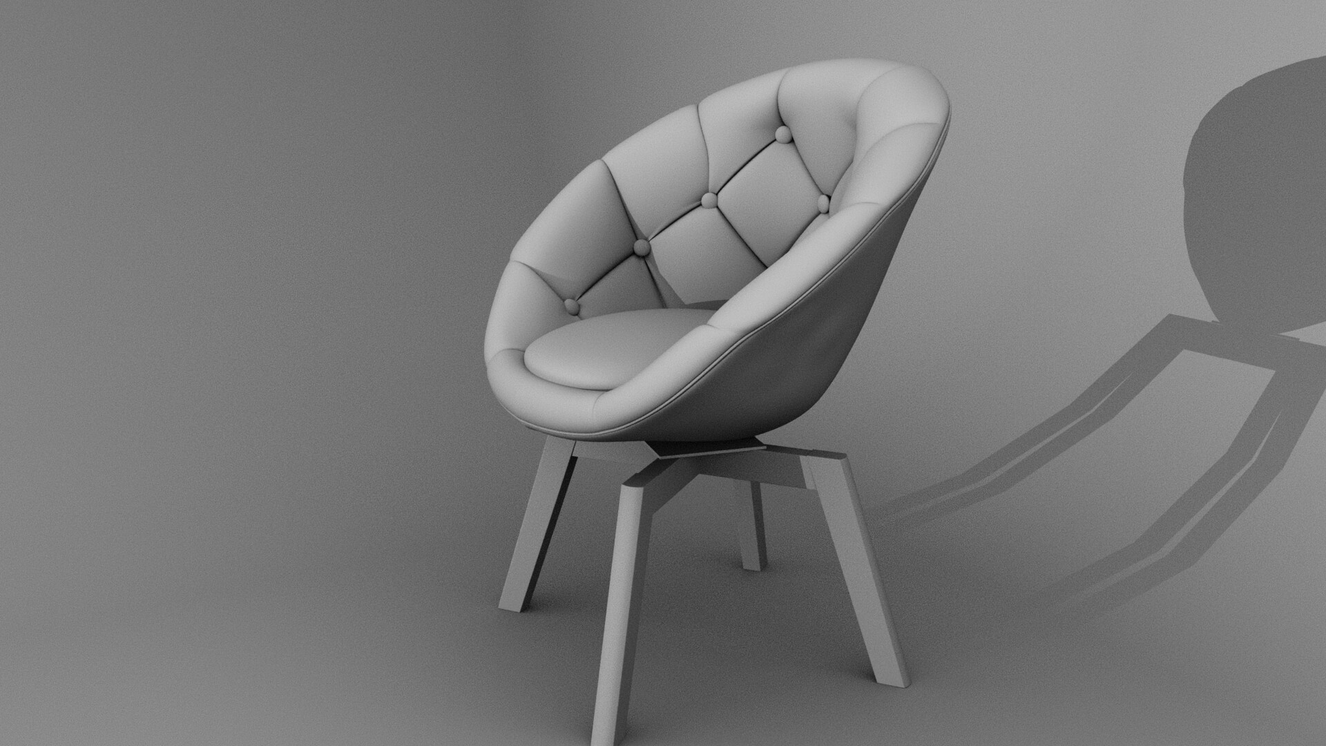3d siddharth - Round Chair Modeling