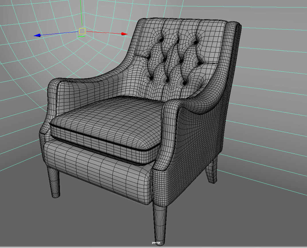 3d siddharth - kushan chair