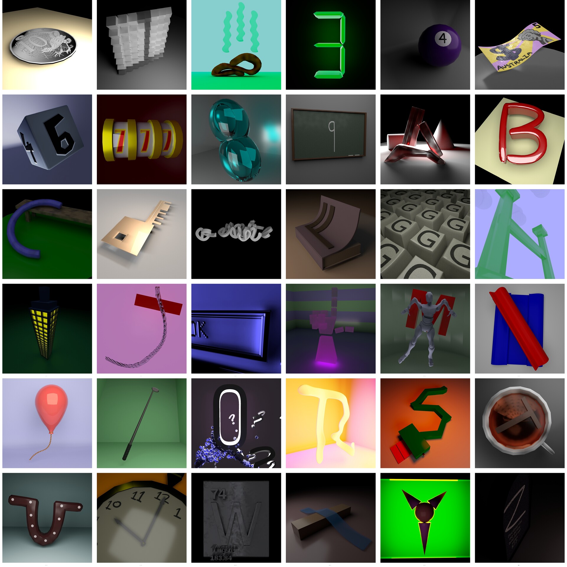 ArtStation - 36 Days of Type