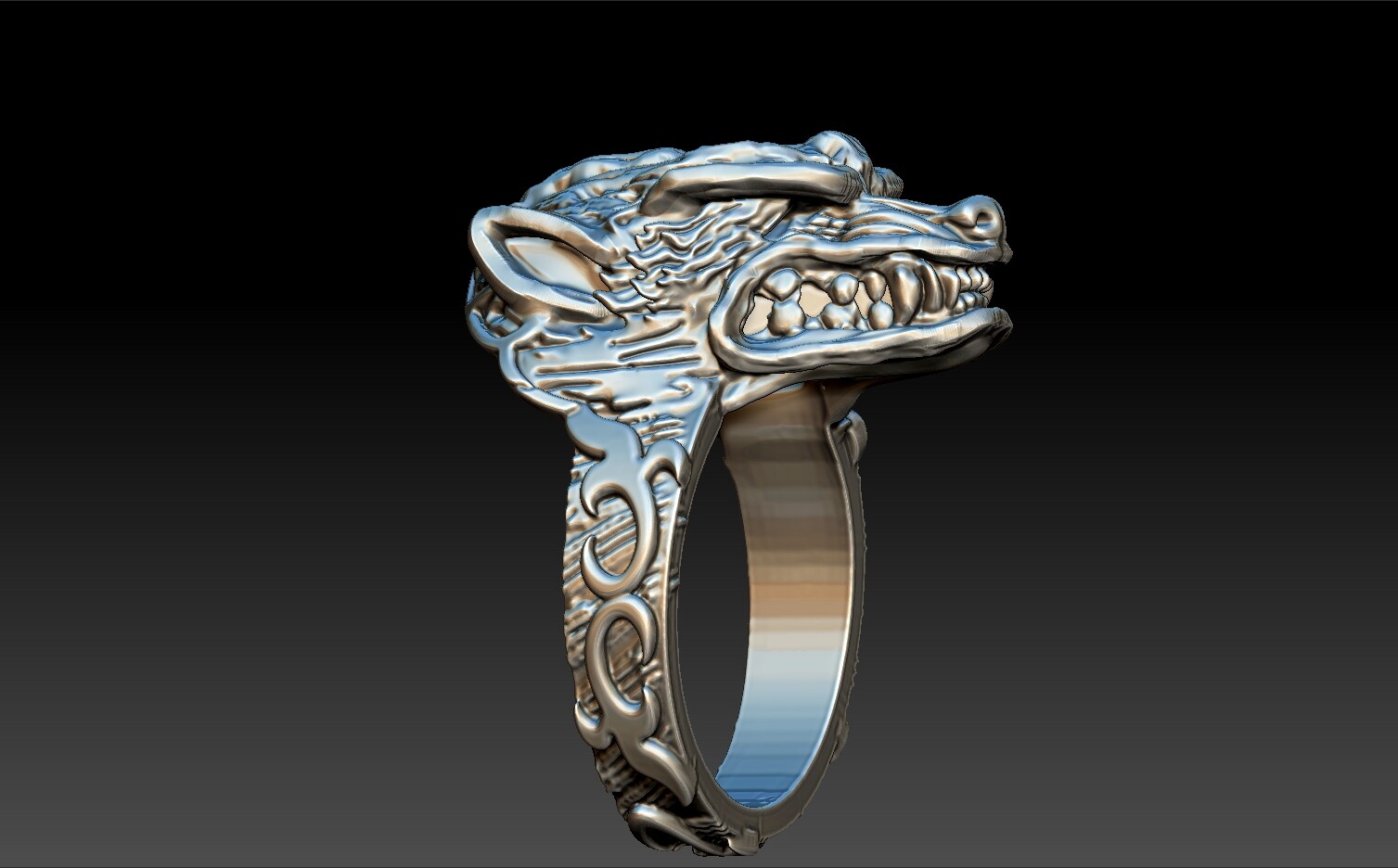 ArtStation - Wolf Ring