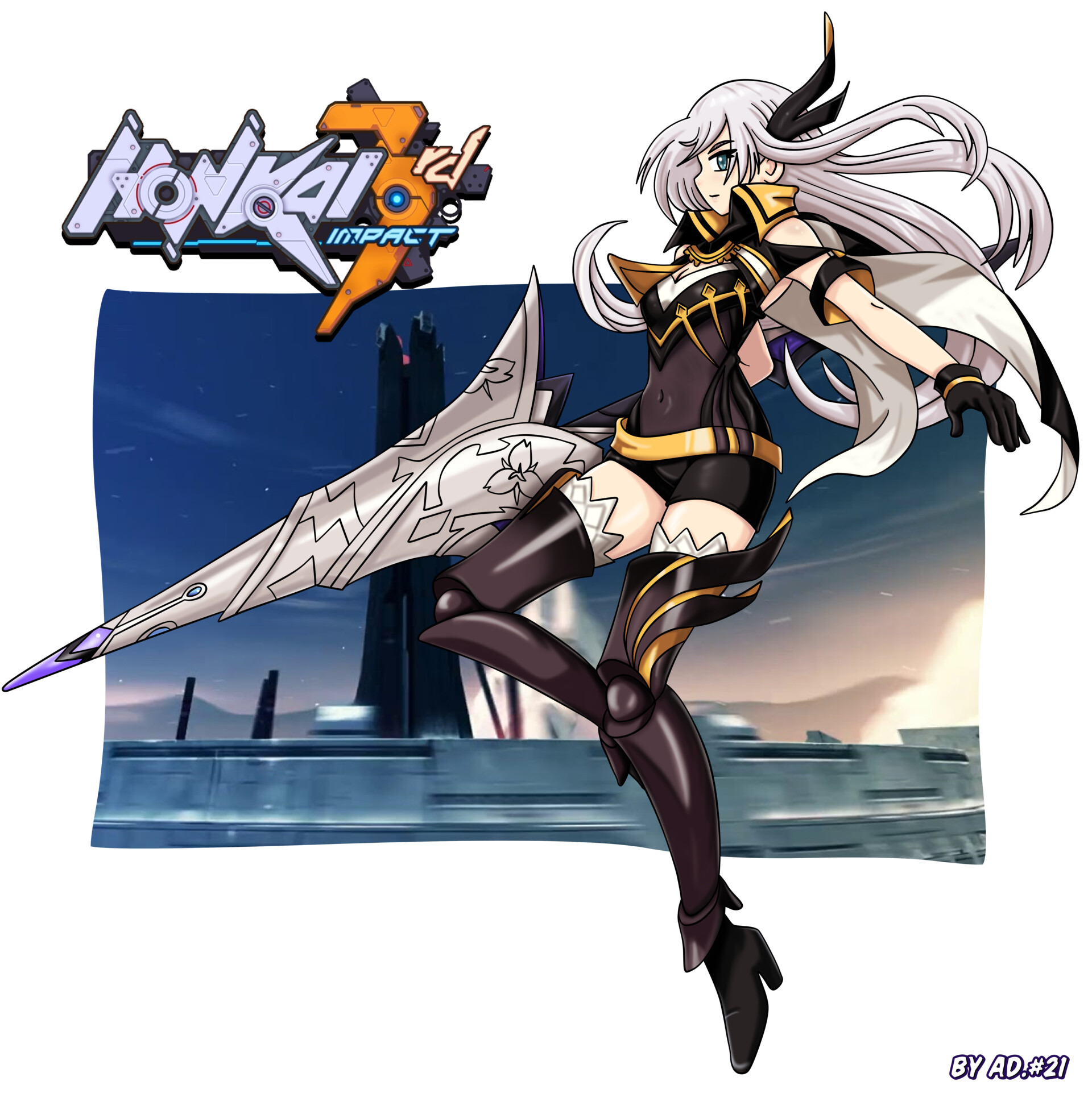Artstation Cecilia Schariac Honkai Impact 3rd