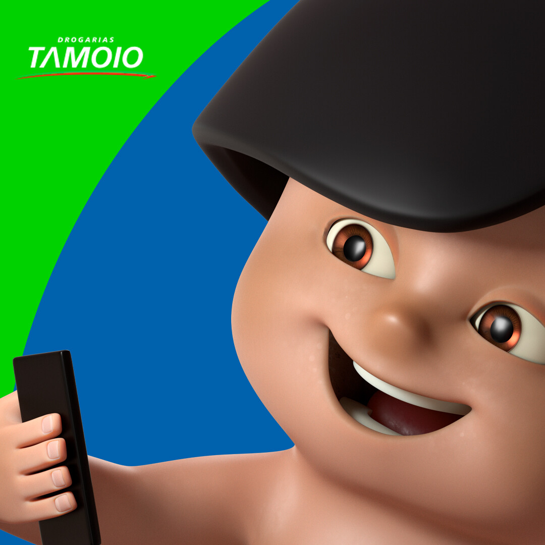 Movement Produtora - Tami - mascote 3d - Novas poses