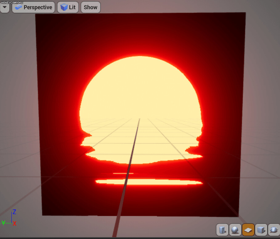 ArtStation - unreal material sunset