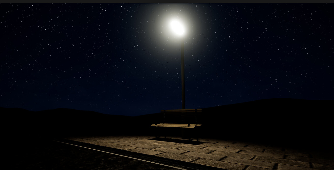 ArtStation - Spooky Bench