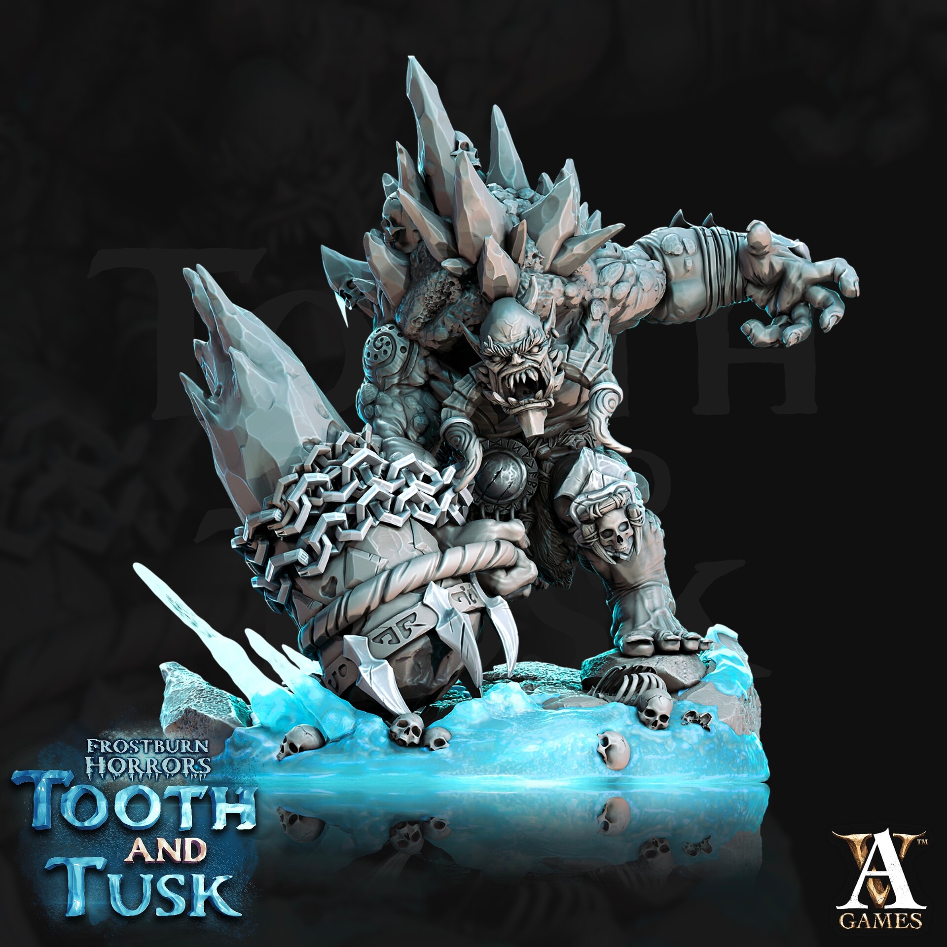 ArtStation - Ice Trolls : FrostBurn Horrors - Tooth and Tusk