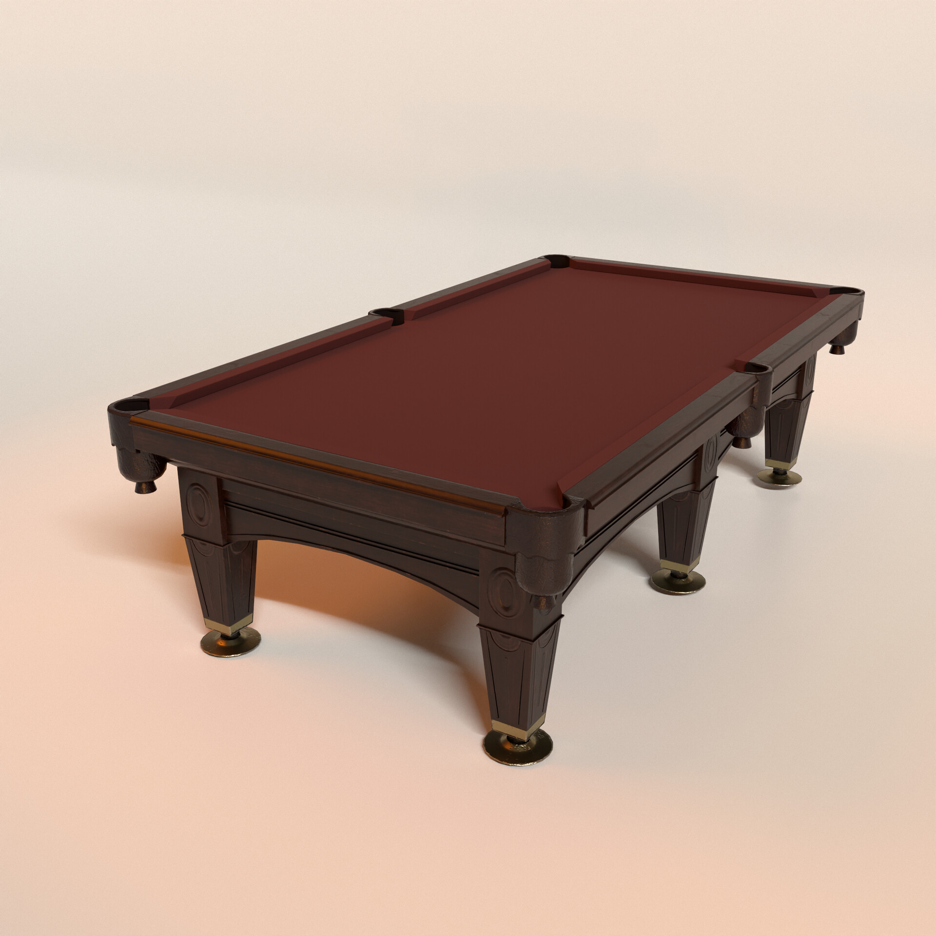 ArtStation - Pool Table