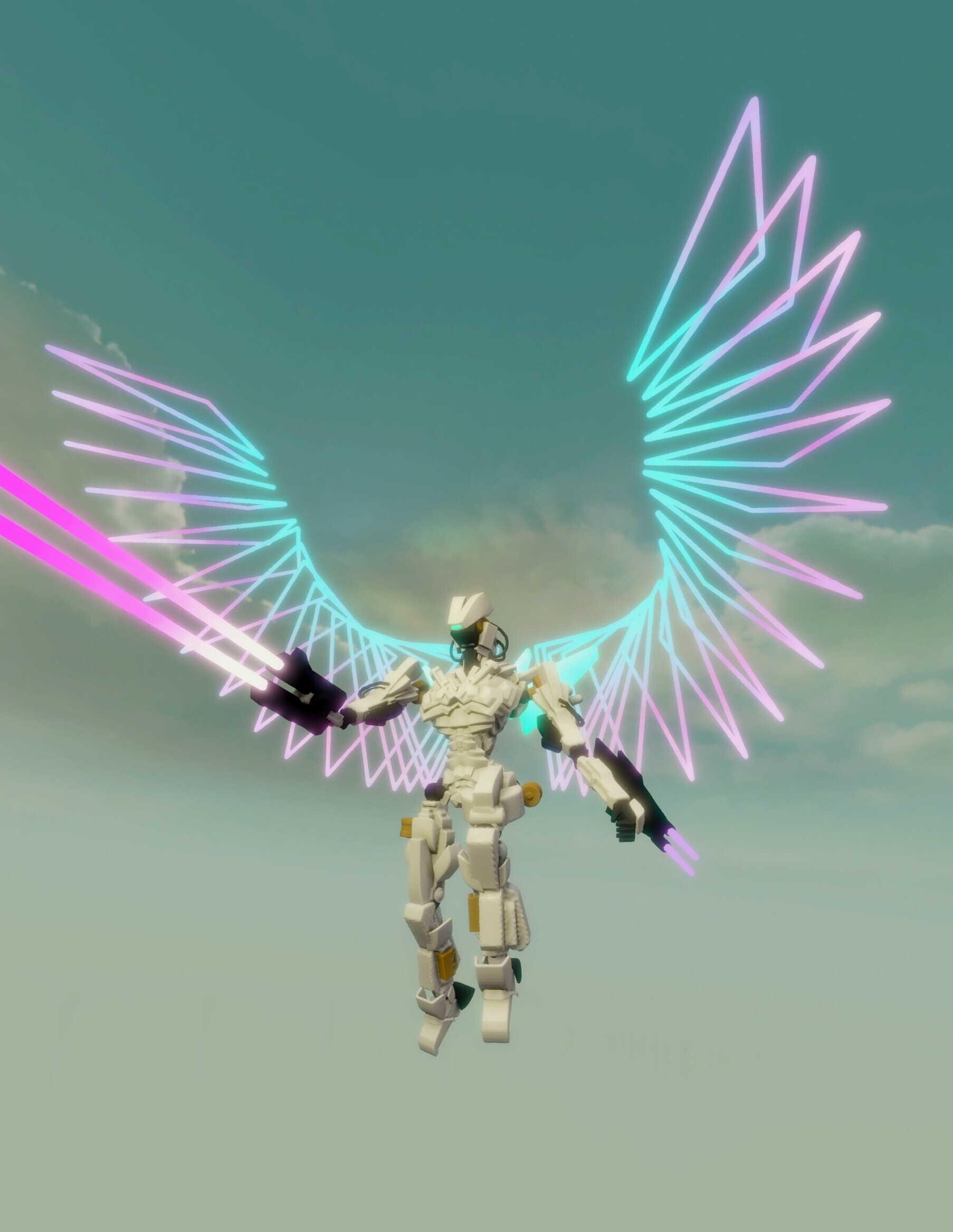 ArtStation - Lightwing Hunter - Oculus Medium piece from 2017