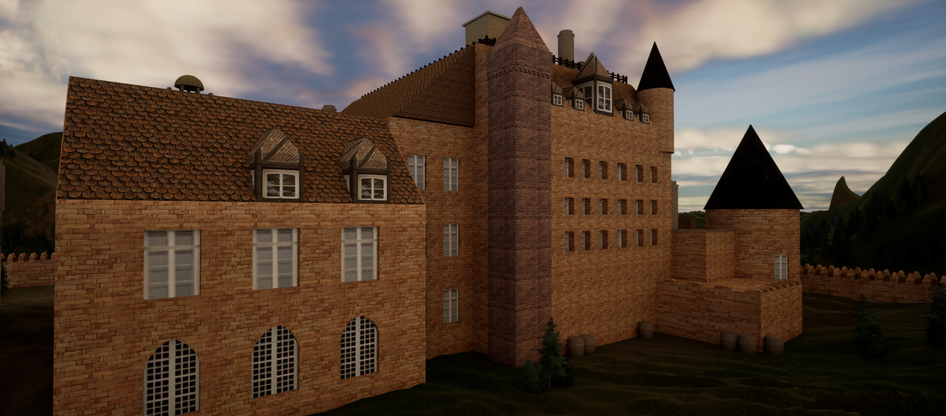 Cadence Butler - 3D Modeling - Castle & Enviornment