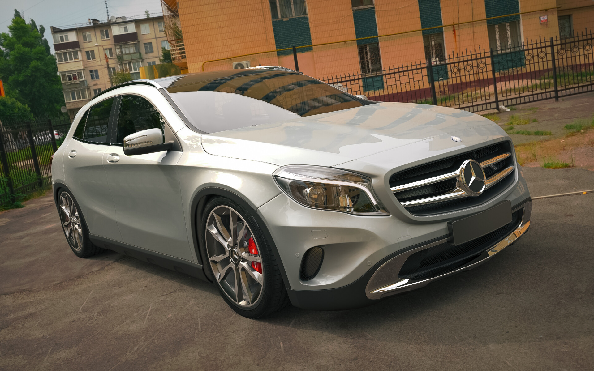 ArtStation - SUV Mercedes GLA