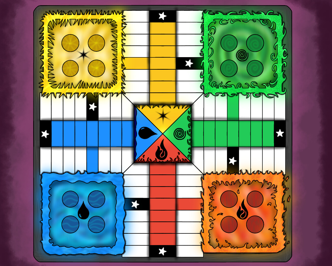 ArtStation - New idea for ludo board!!