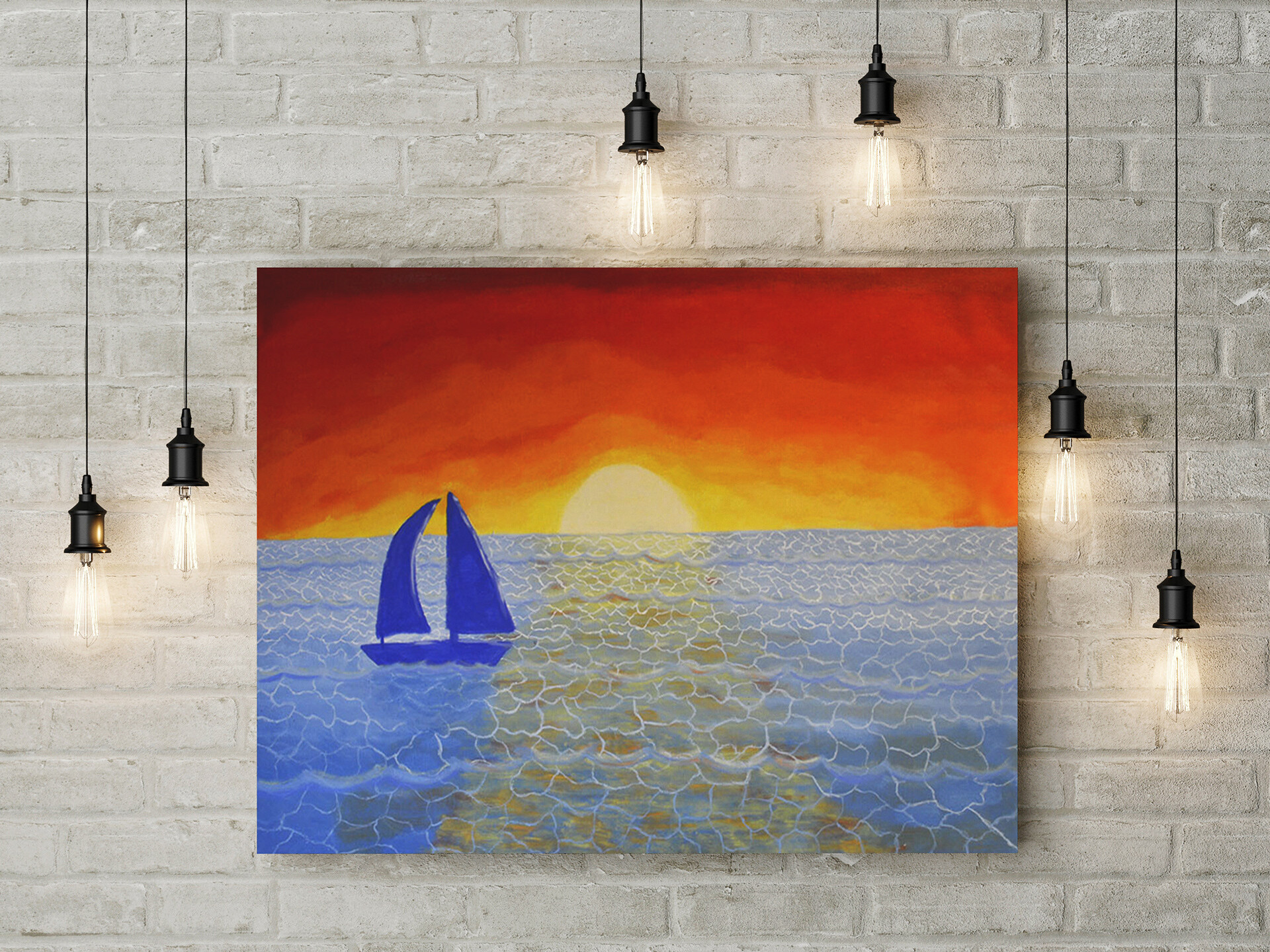 ArtStation - Sunset Sailboat