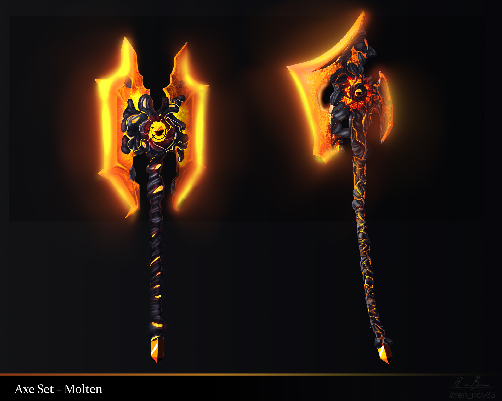 Renea Brown (Ren_Nay33) - Axe Set - Molten