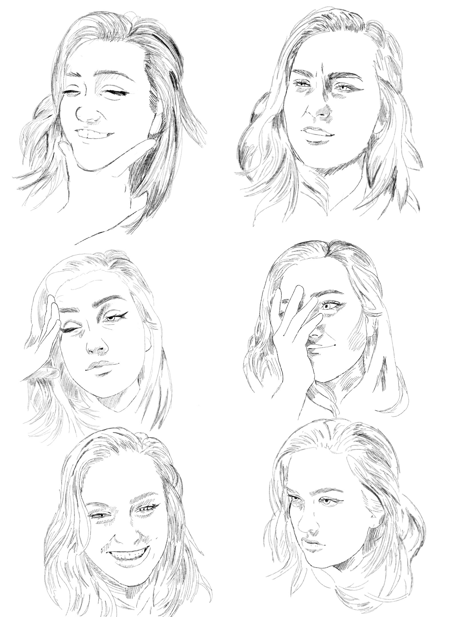 ArtStation - Student Study, Facial Express