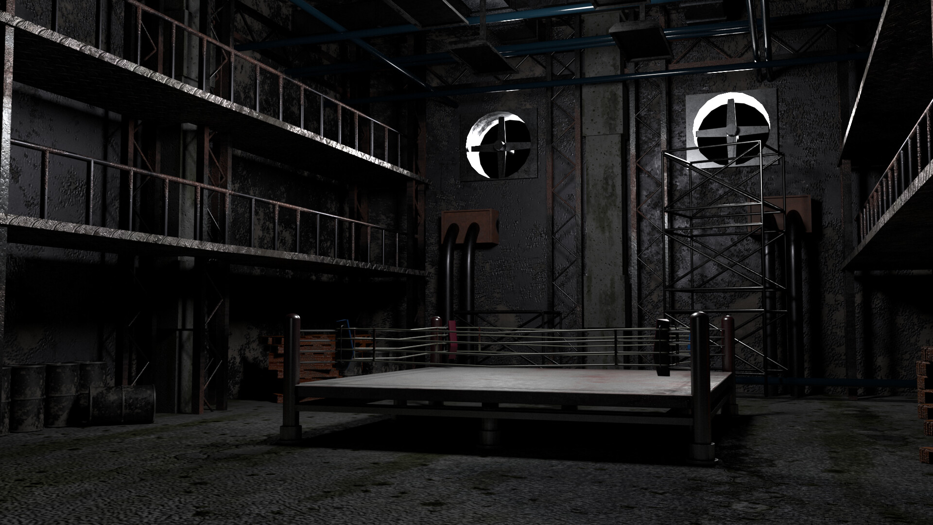 ArtStation - Underground Boxing