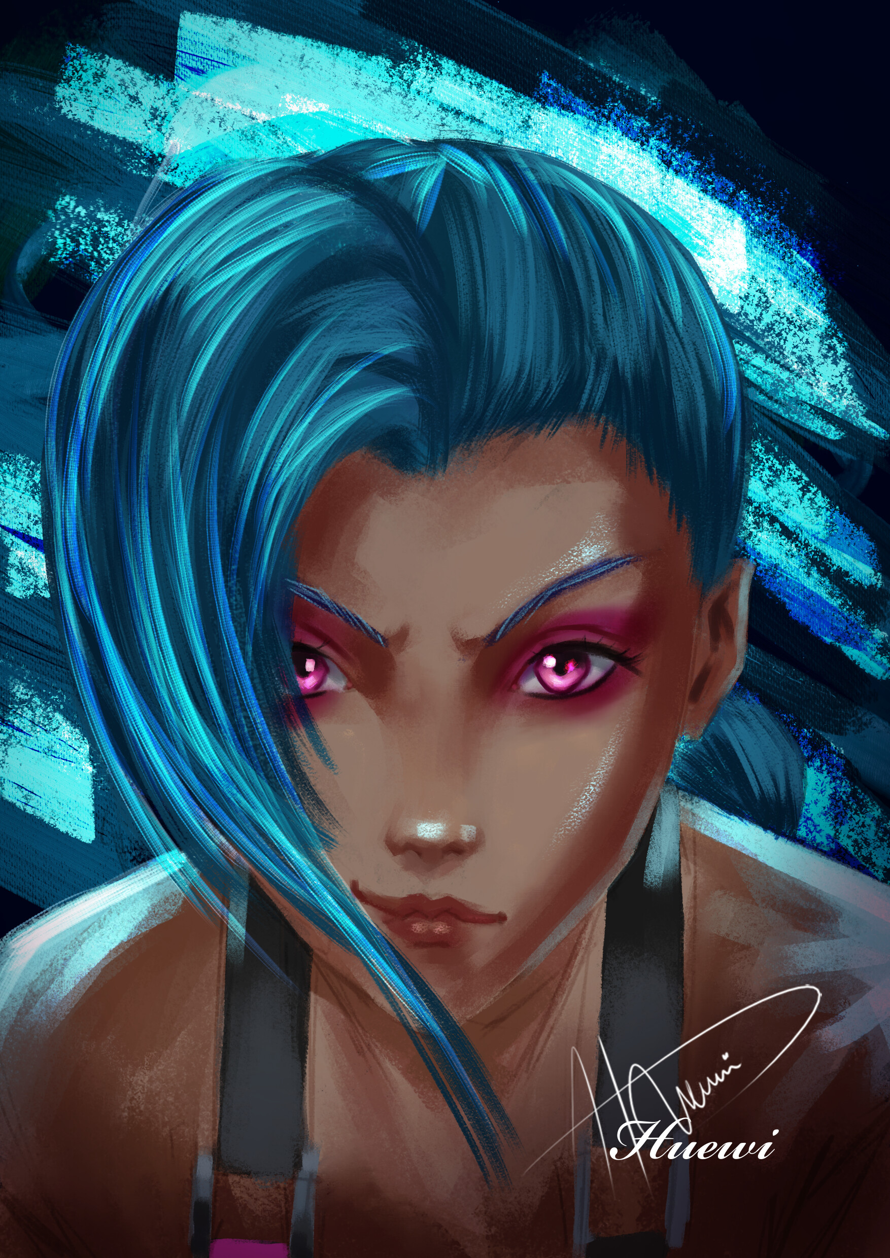 ArtStation - Jinx Fanart Portait