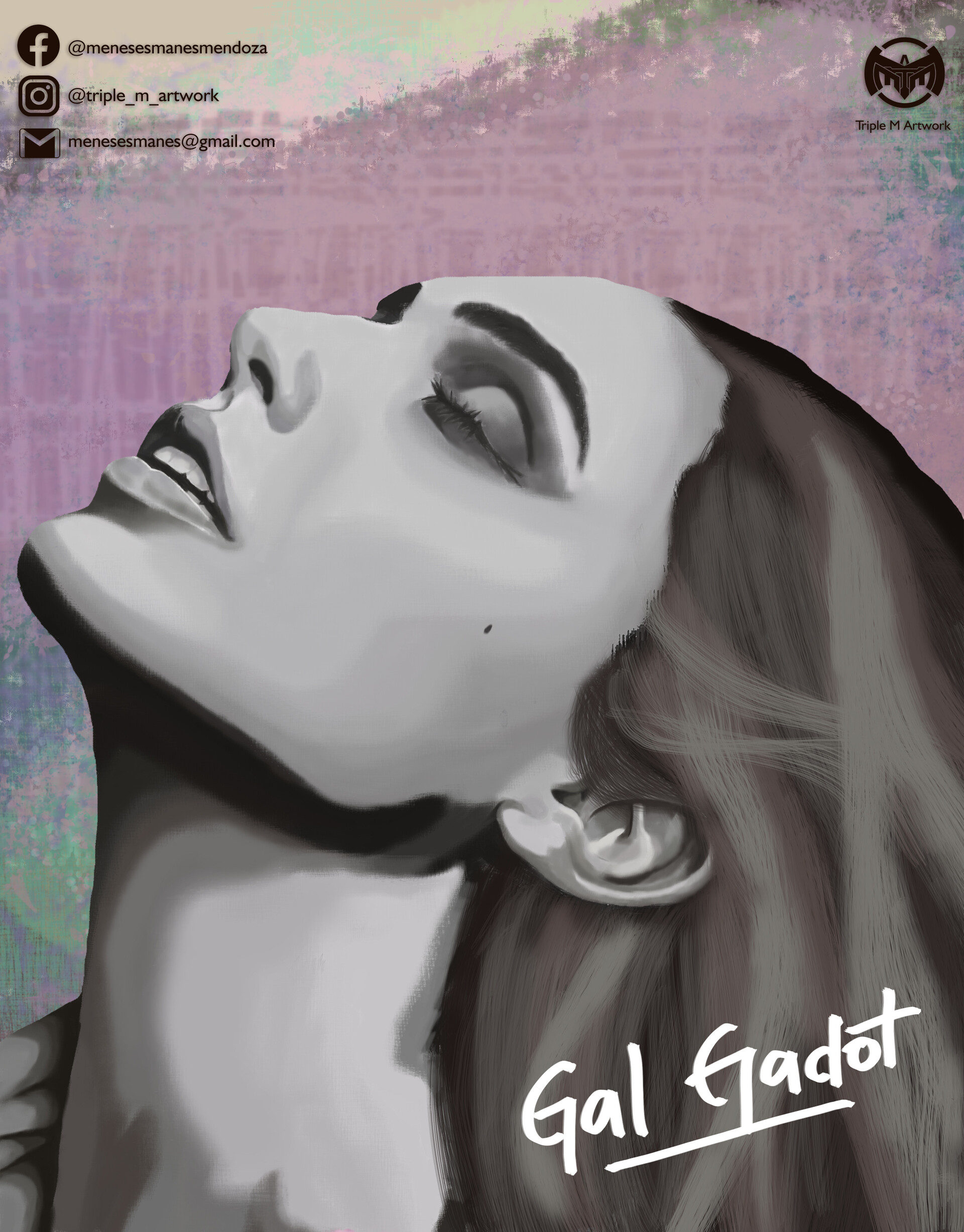 ArtStation - Gal Digital Painting - Portrait Style