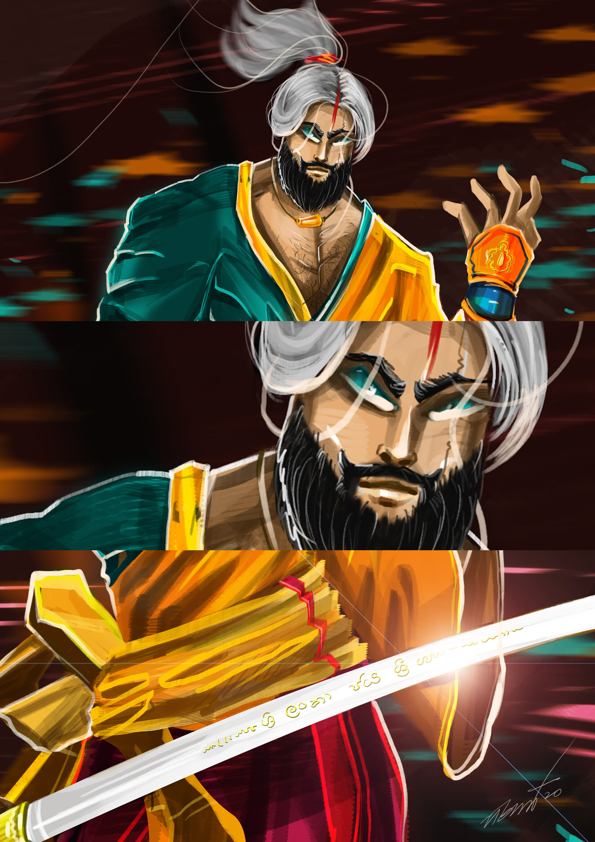 hiran pieris - Concept Art work of "Daruwana"