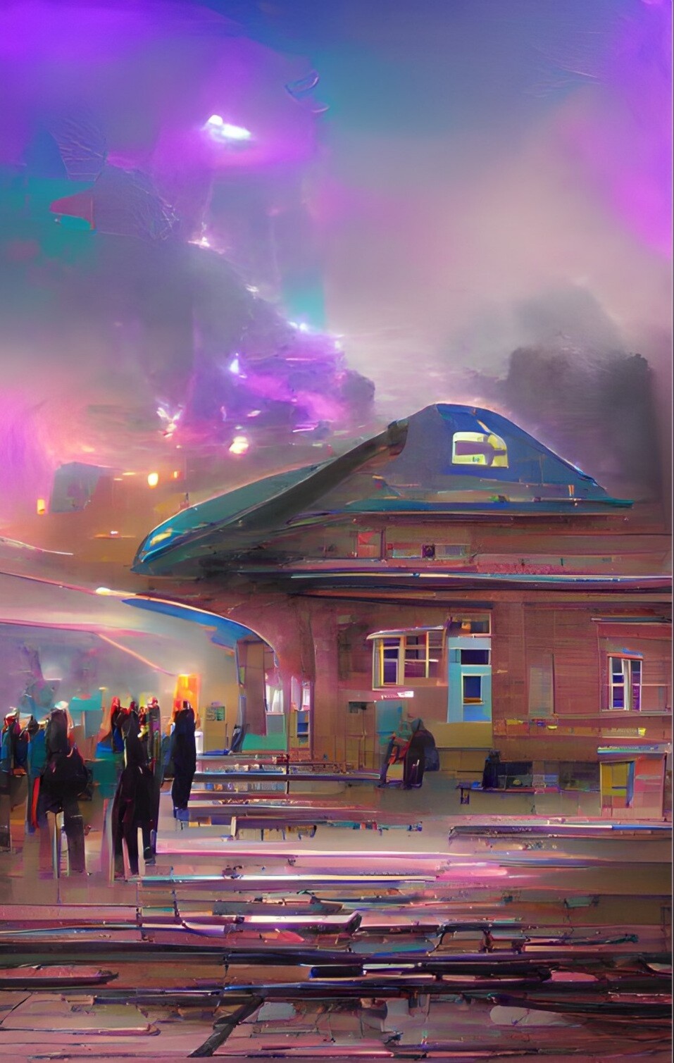 ArtStation - Train station