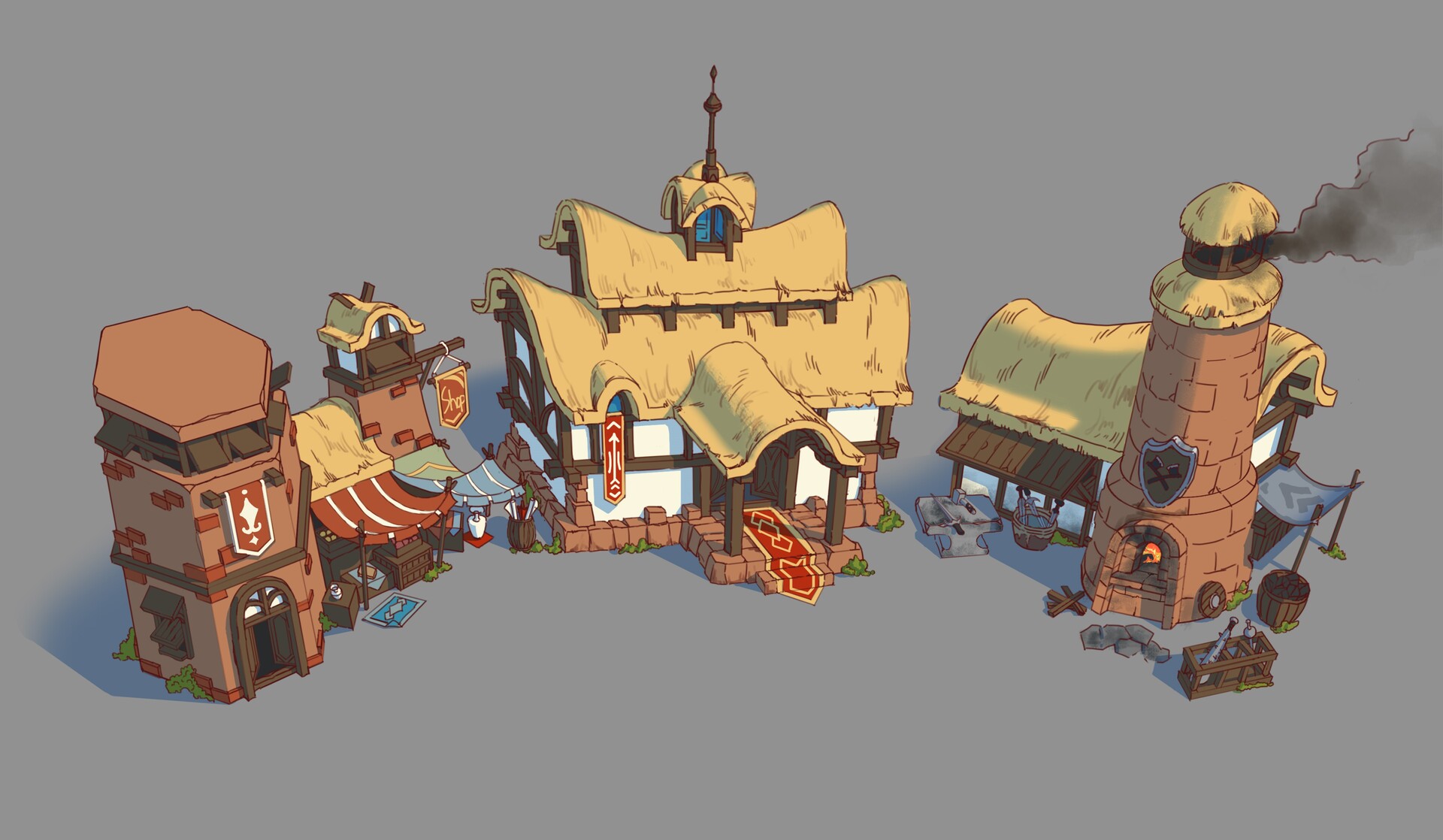 ArtStation - Albion Online（Style practice）