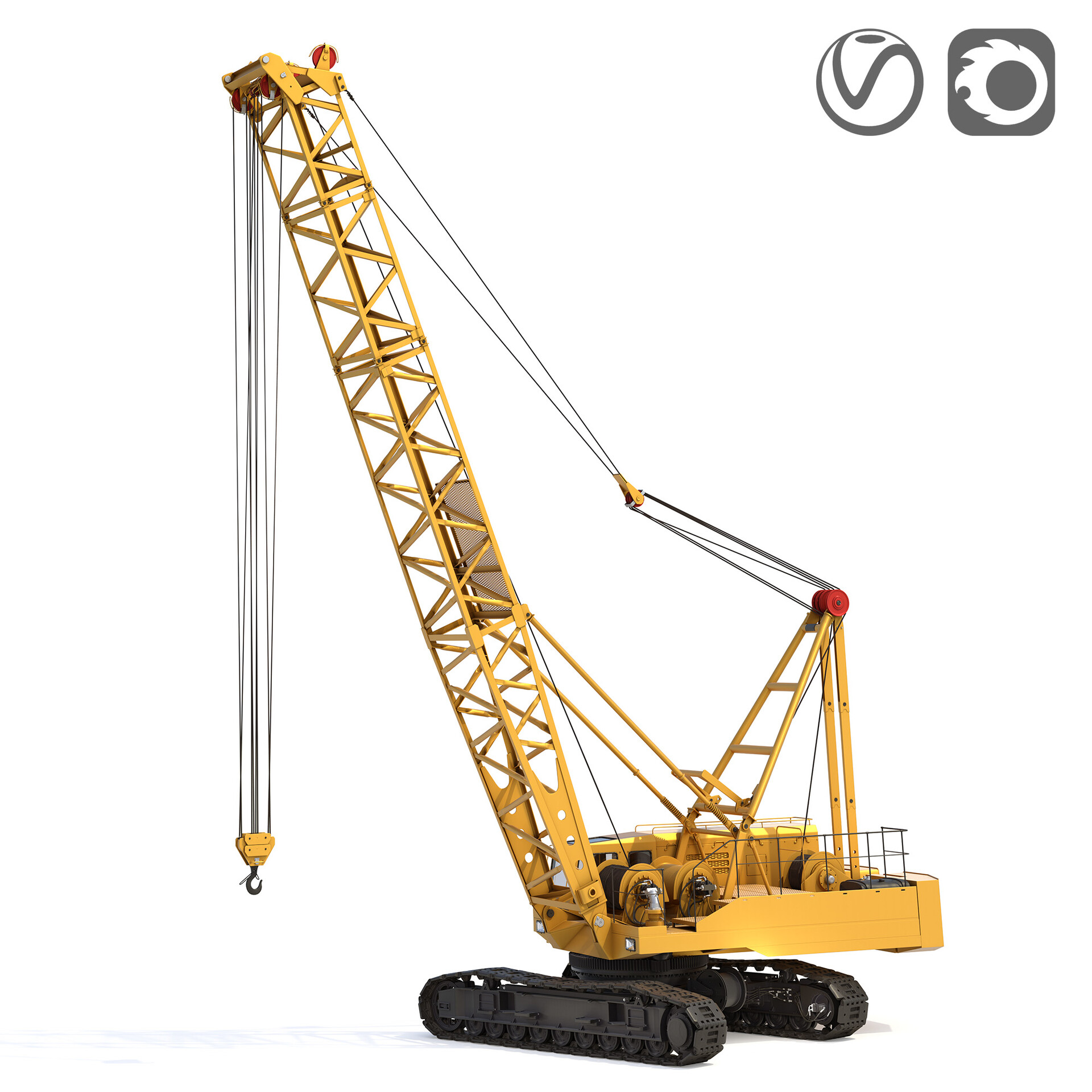 ArtStation - Crawler Crane 3D model DEK 361 3D model