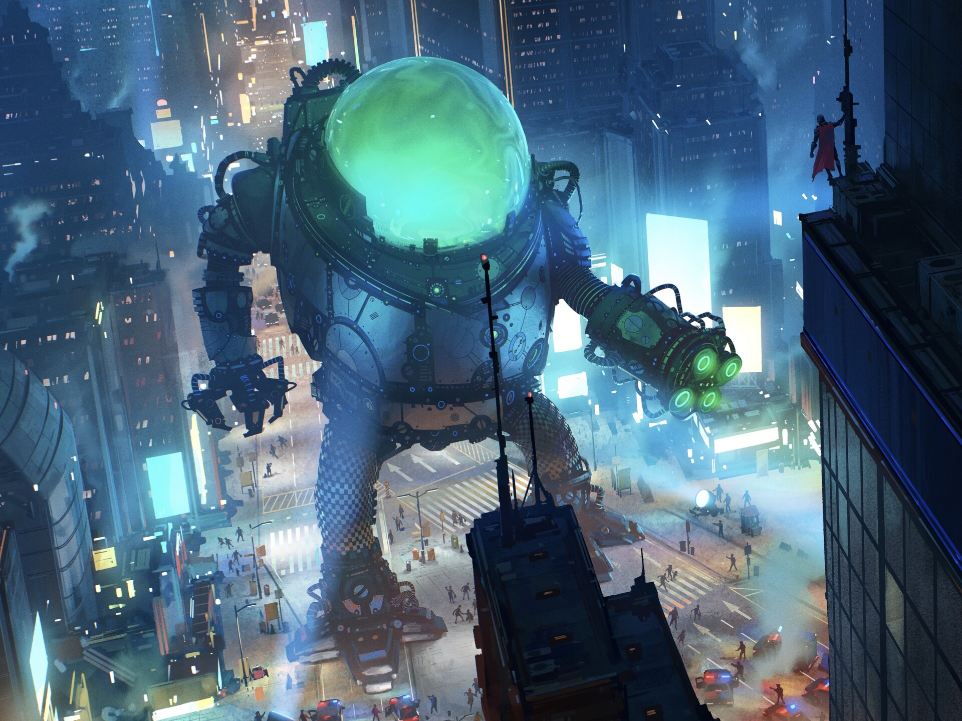 Nikolai Lockertsen - Big Robot - Procreate 5.2