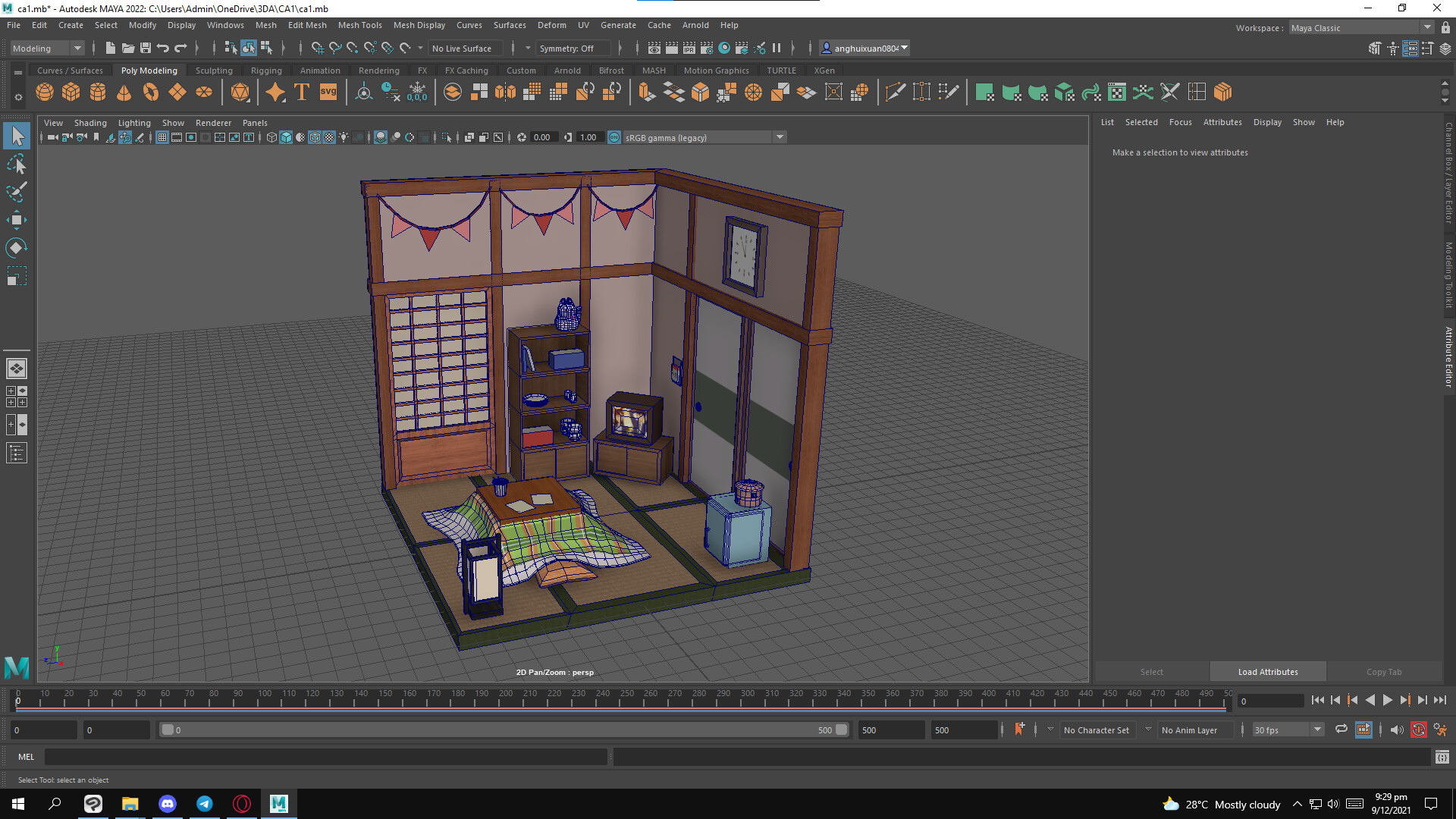 Aster Ang - Japanese Isometric Room