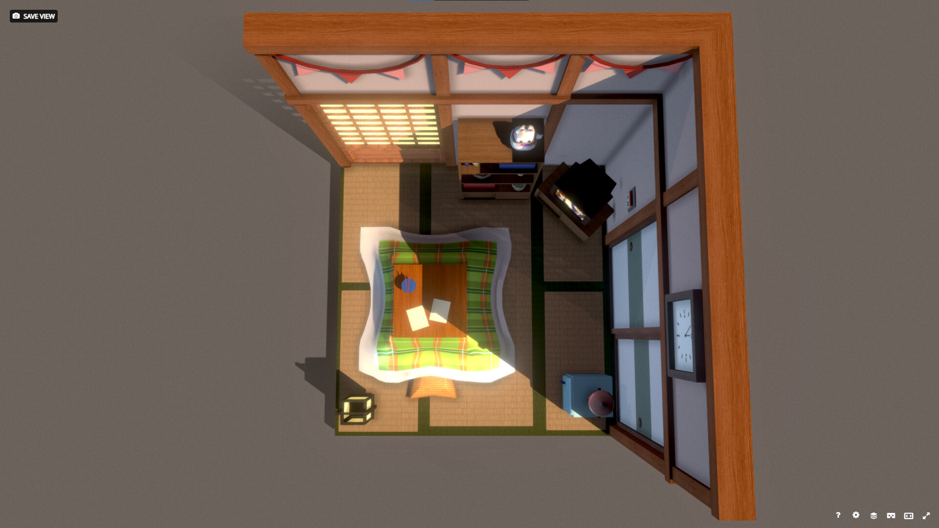 Aster Ang - Japanese Isometric Room