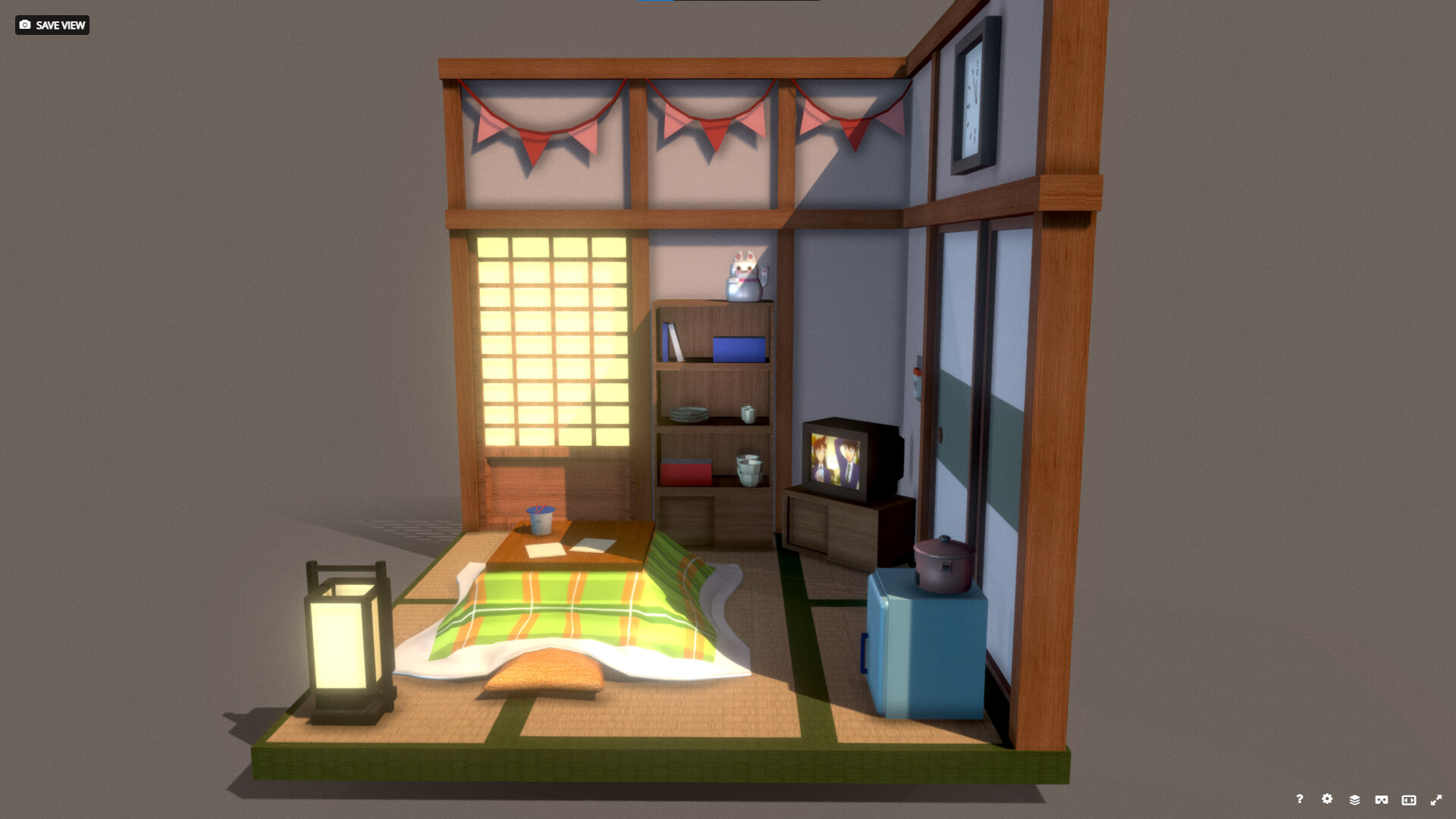 Aster Ang - Japanese Isometric Room