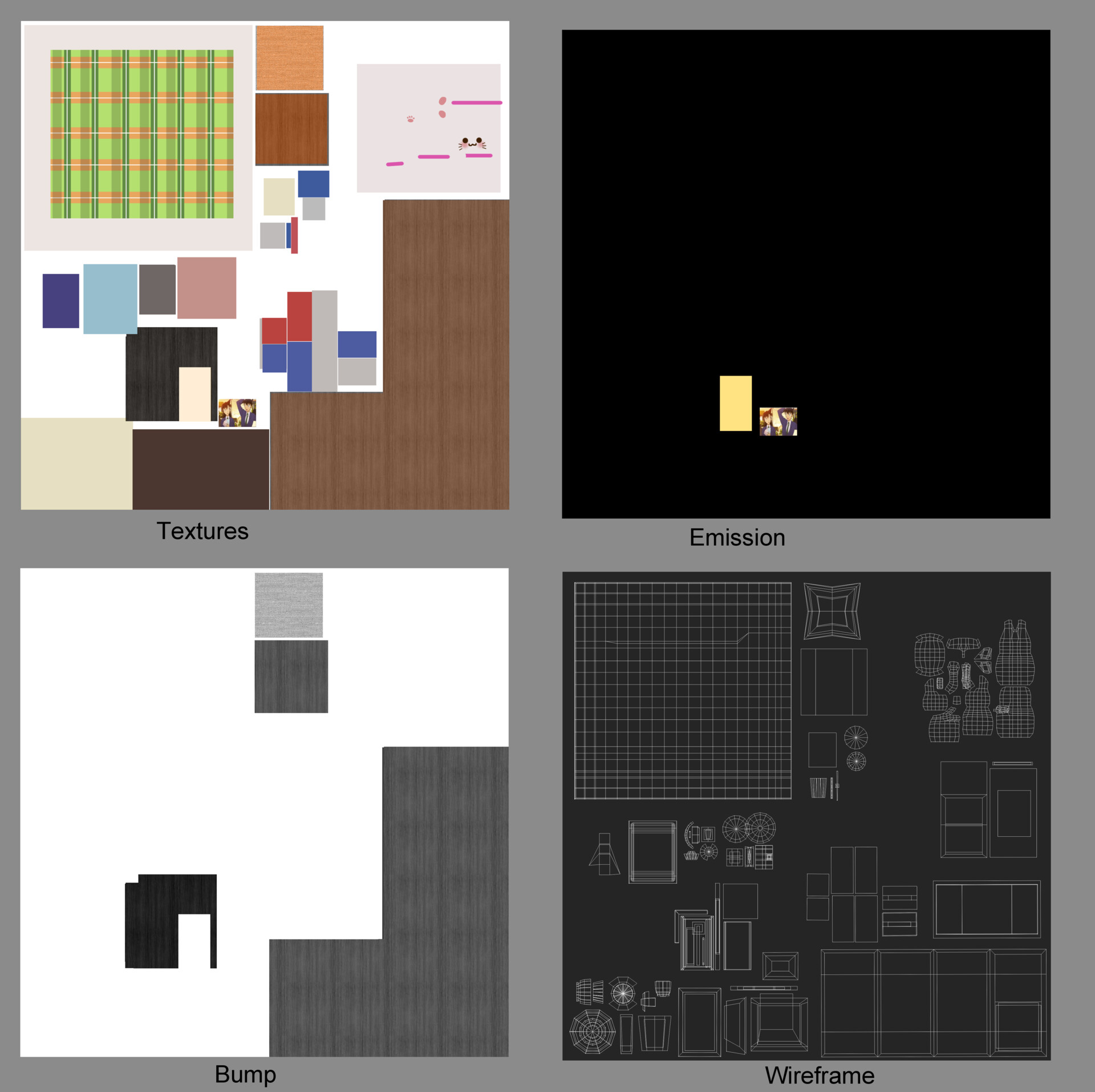 Aster Ang - Japanese Isometric Room