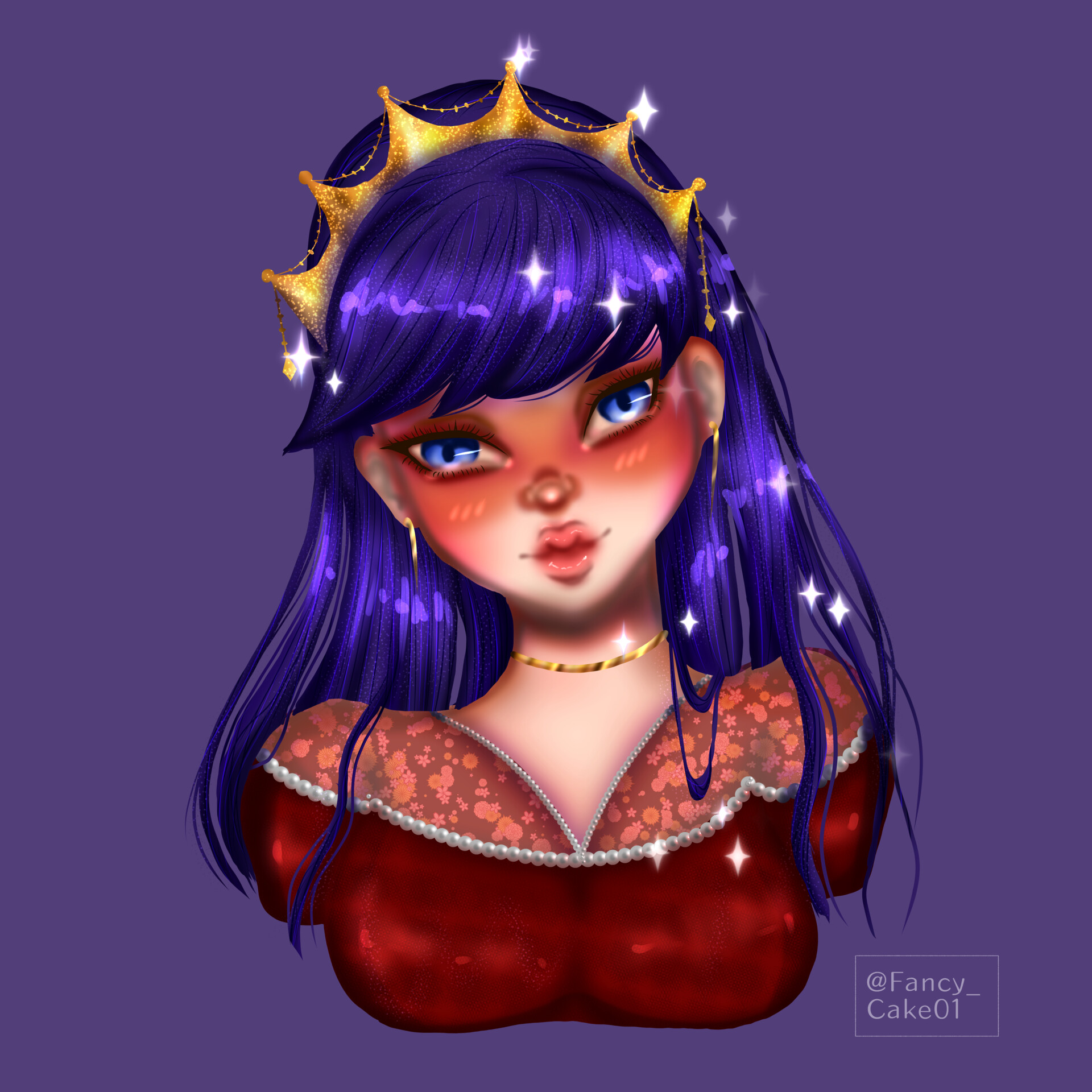 Fanart of Medea Solon from the webtoon «Your Throne» by Fancy._.Cake ...
