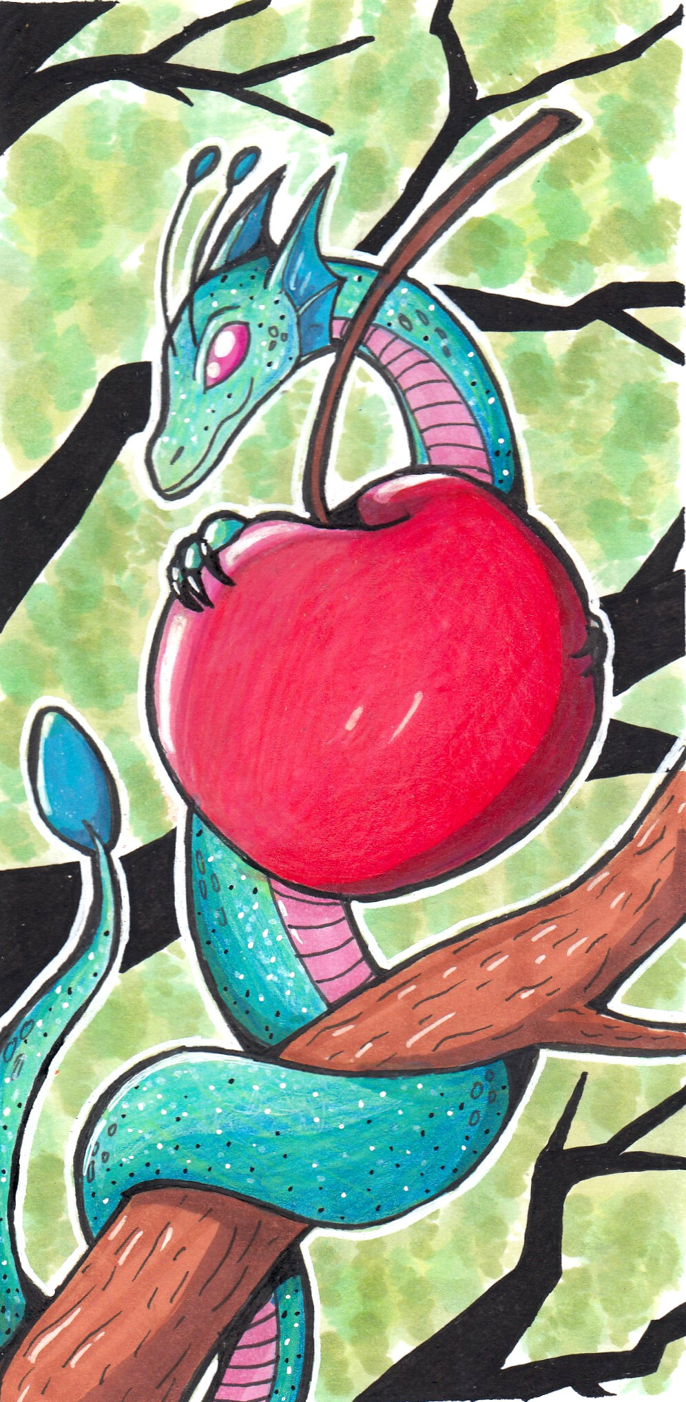 ArtStation - Dragon With Cherry