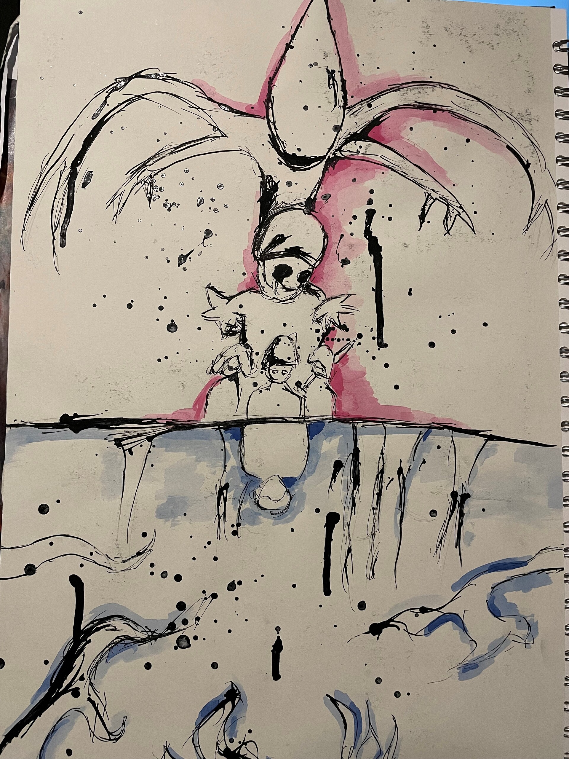 ArtStation - Stranger Things Ink Illustration