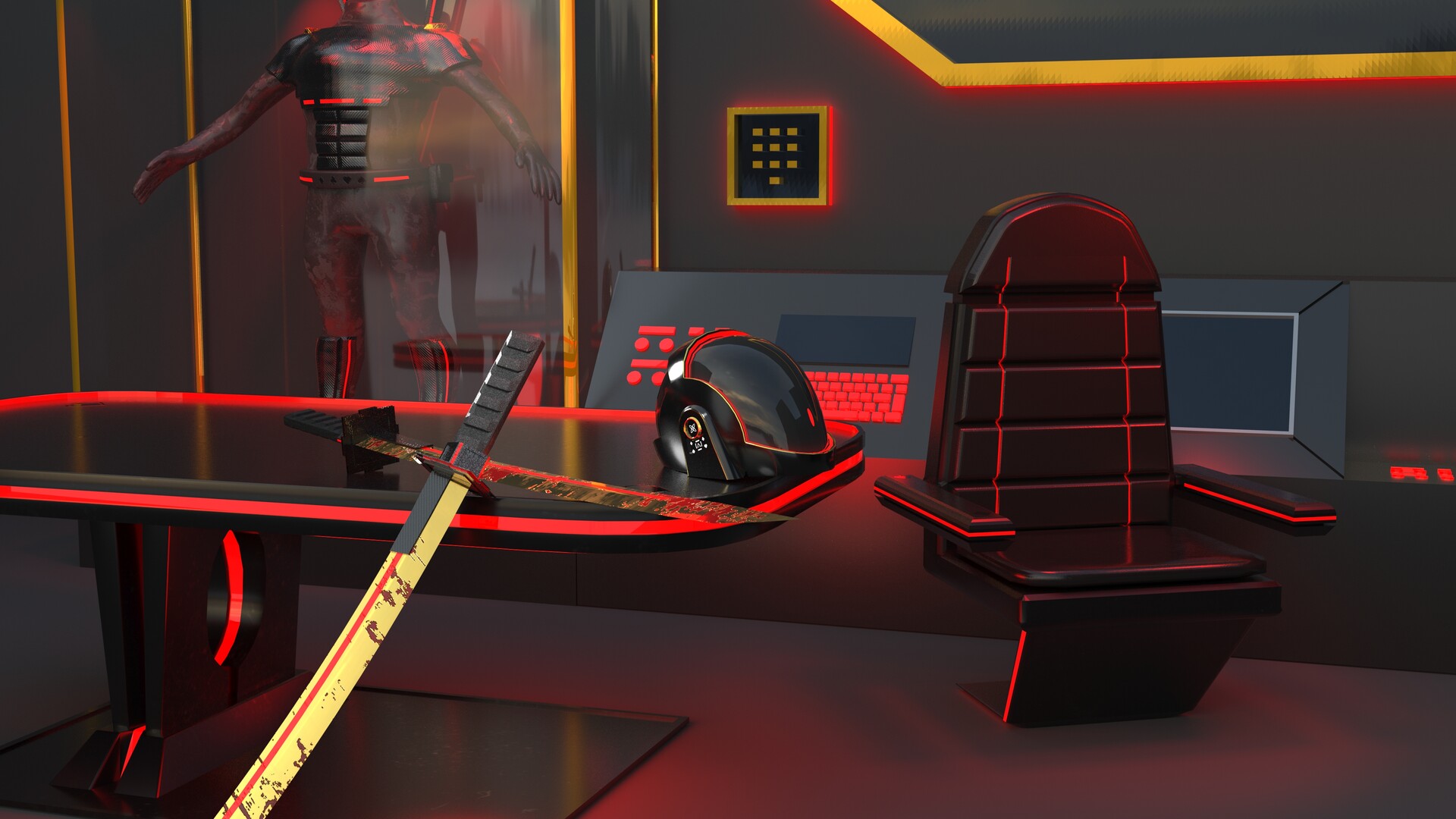 ArtStation - Low Poly Sci-Fi Scene