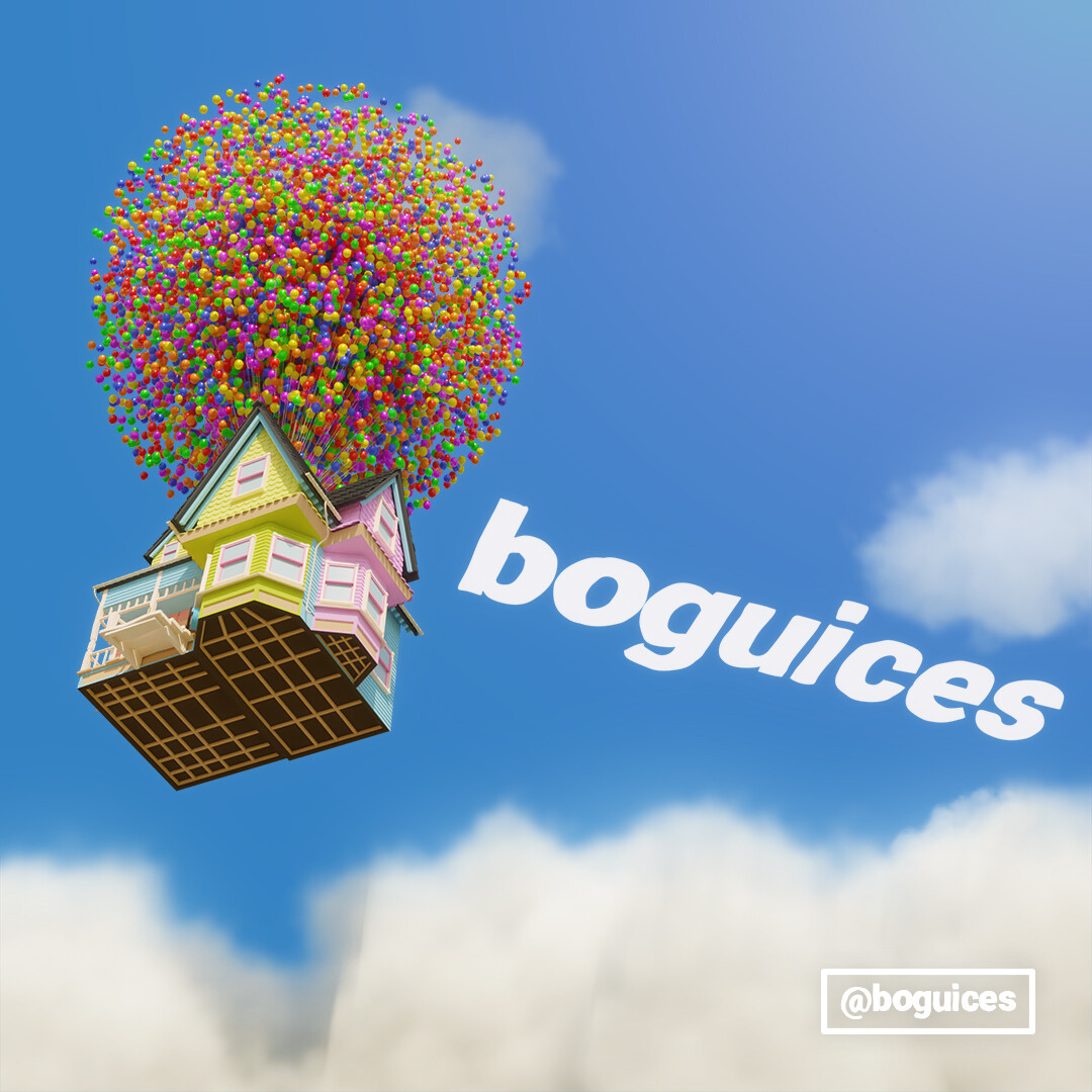 Up Movie House Flying