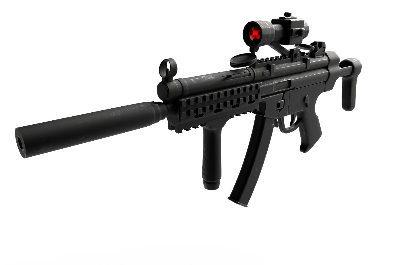 ArtStation - model mp5 weapon