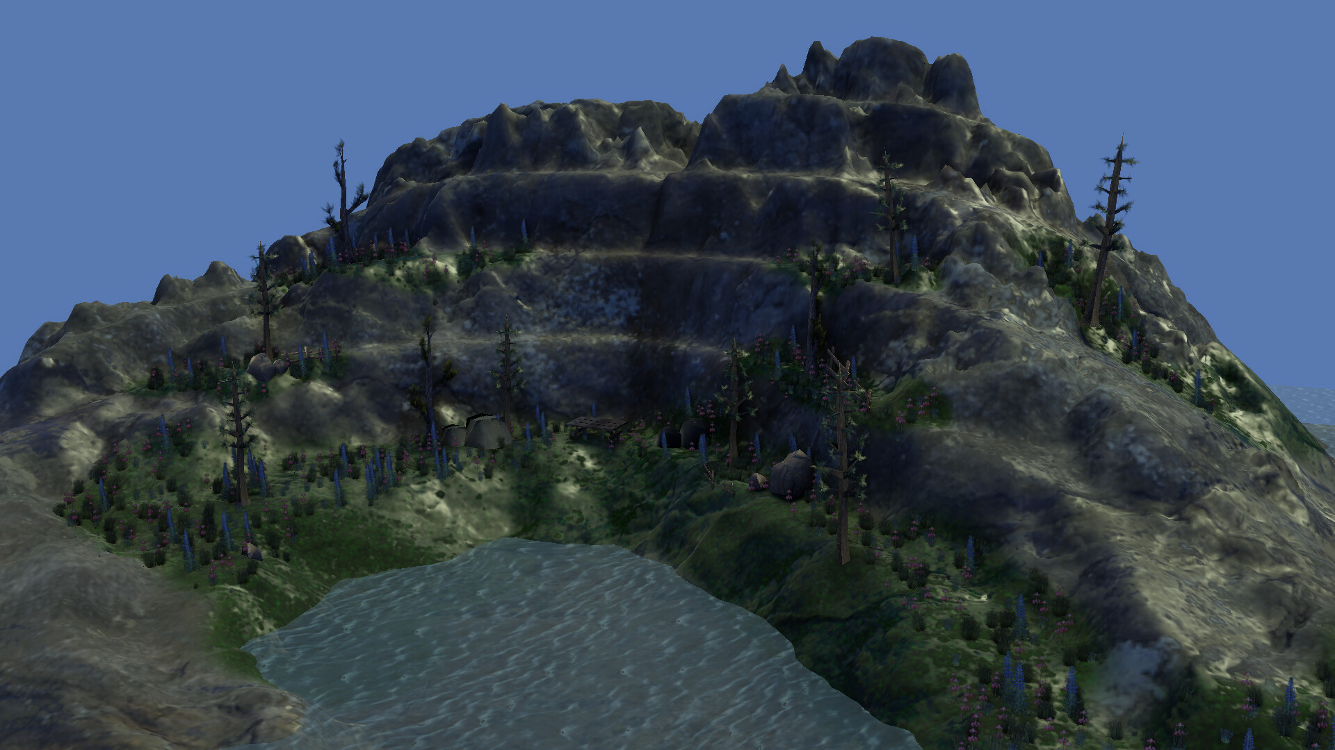 ArtStation - 3D Mid Poly Landscape