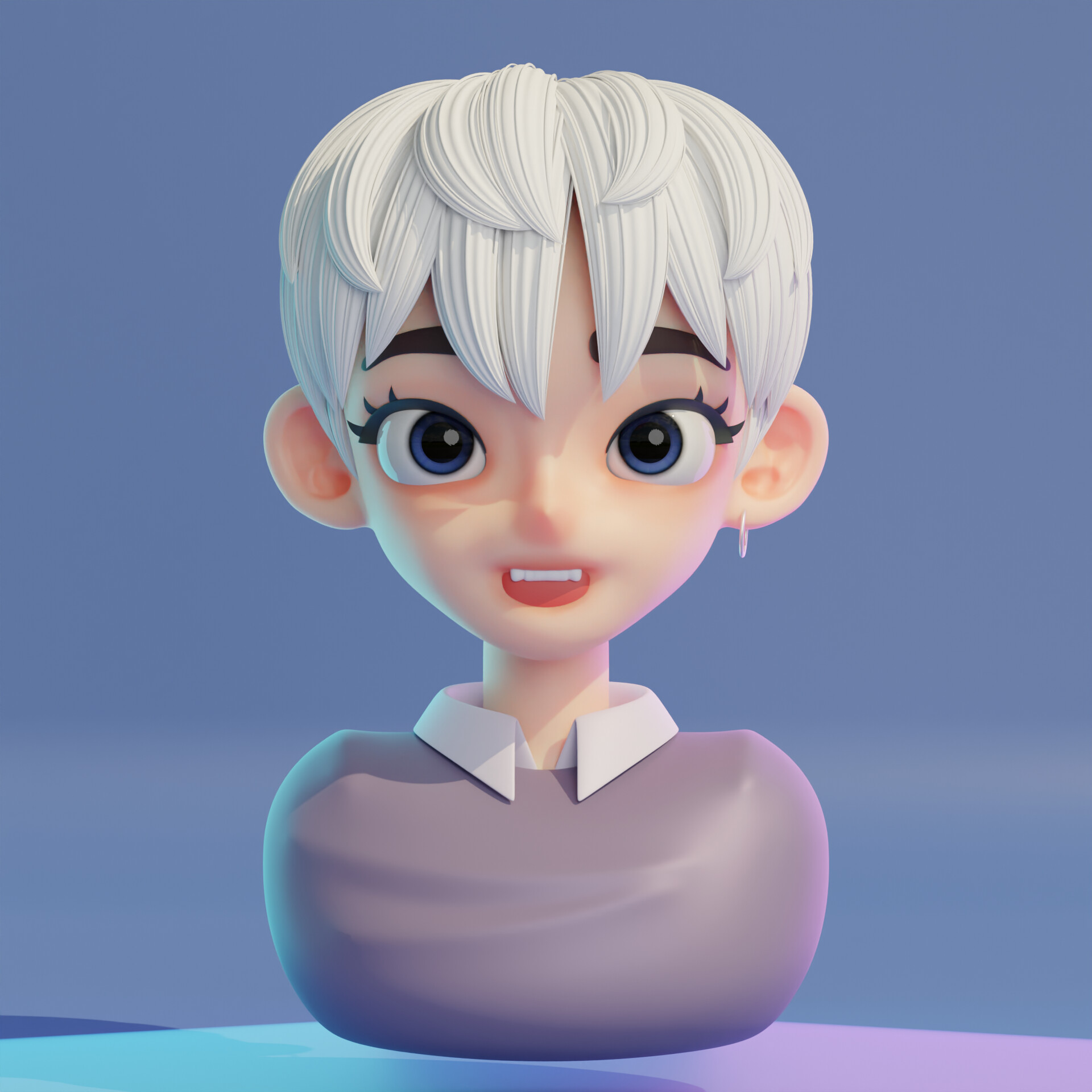 ArtStation - #4 Disney-like blender character Male/Female (12/09)