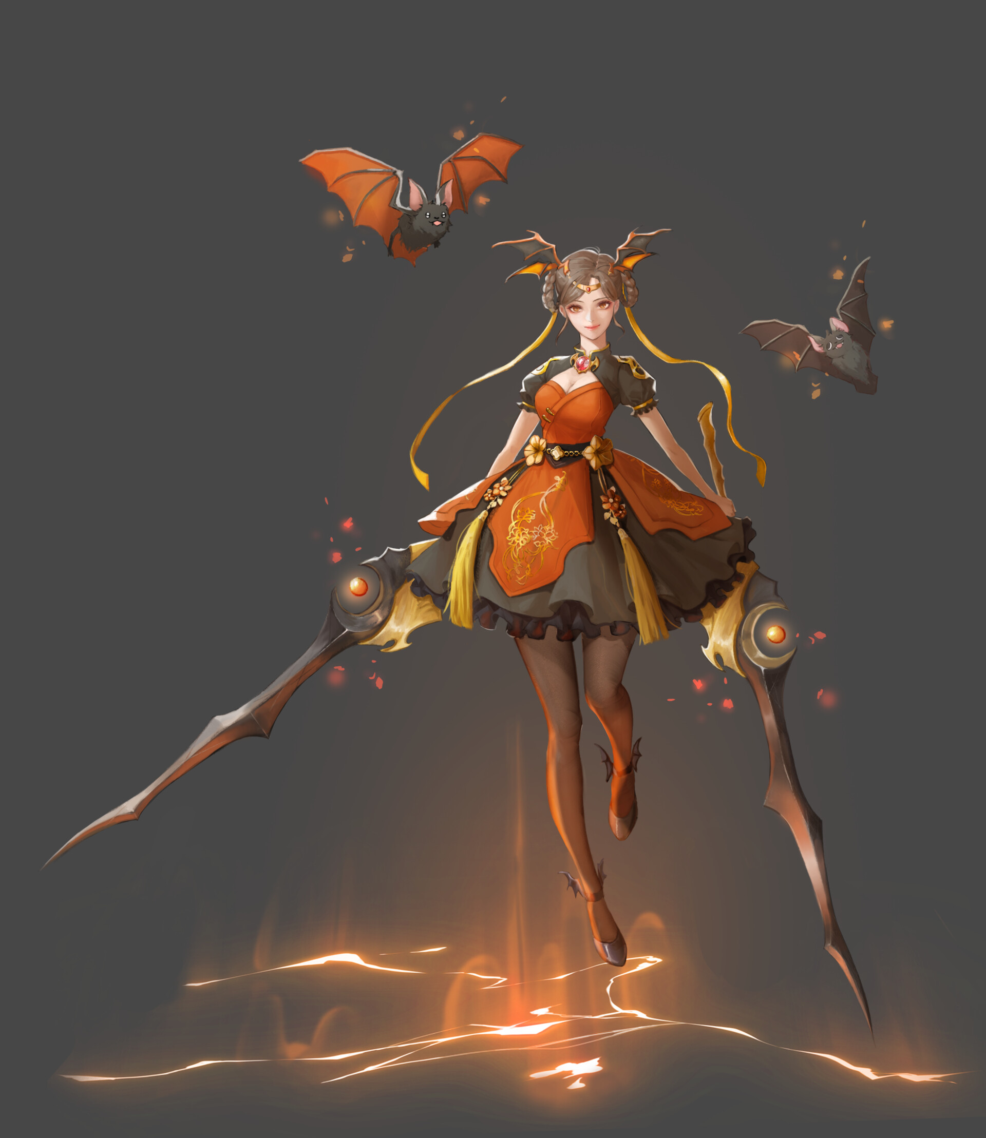 ArtStation - Halloween Sword Girl